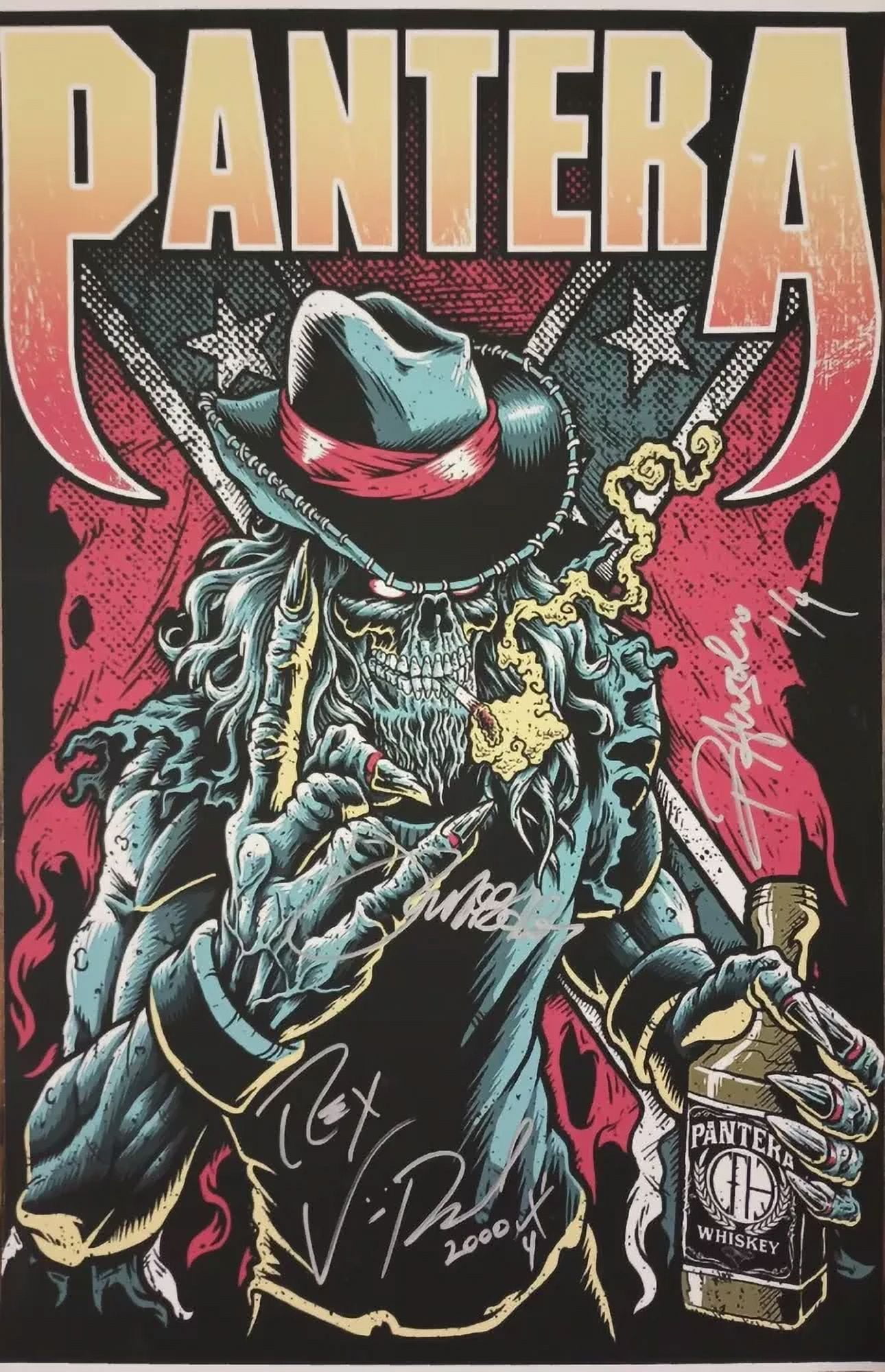 PANTERA Poster 2000 Reproduction in DIMEBAG DARRELL CONCERT POSTER 11 x ...
