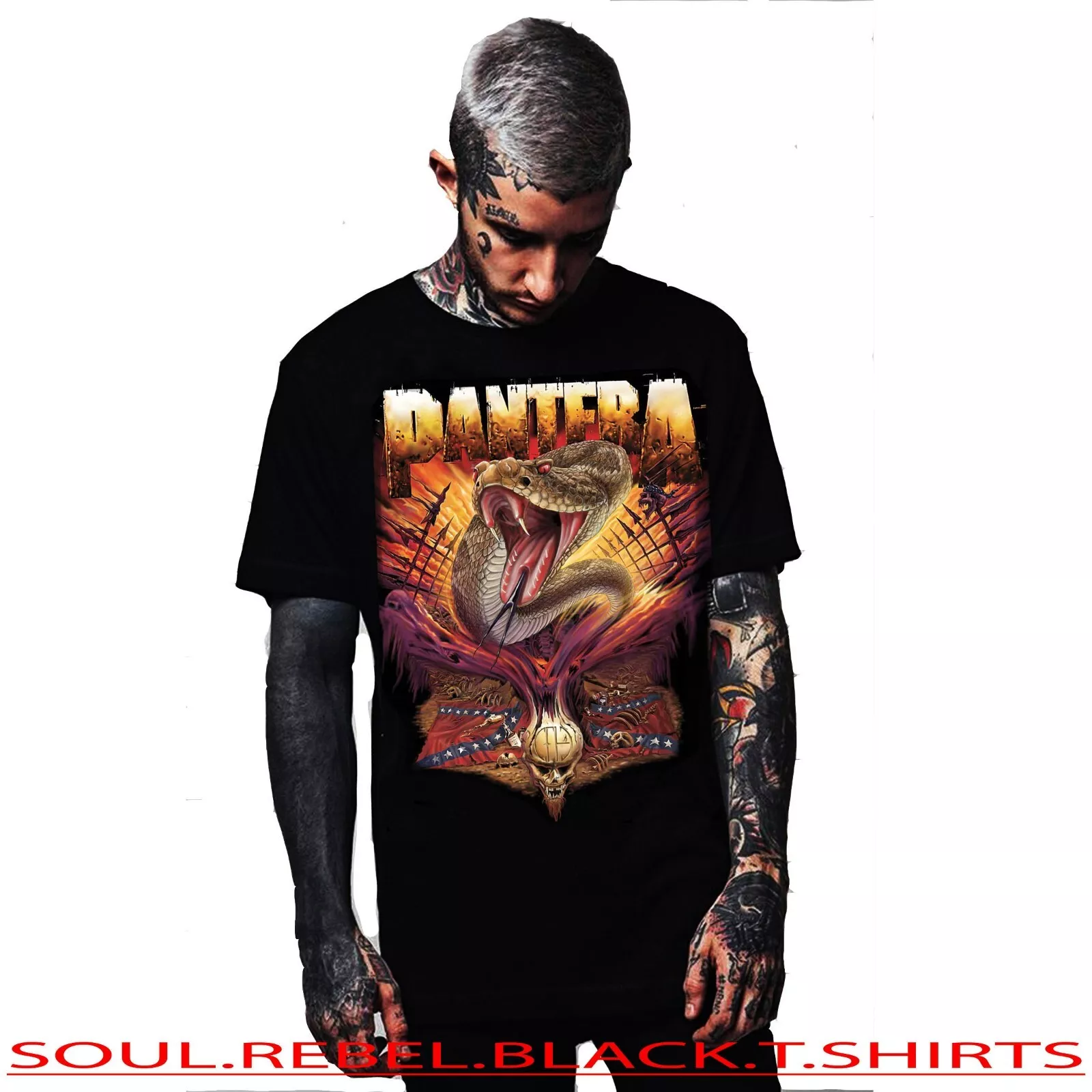 PANTERA THRASH METAL TEXAS PUNK ROCK SHIRT UNISEX FULL SIZE - Walmart.com