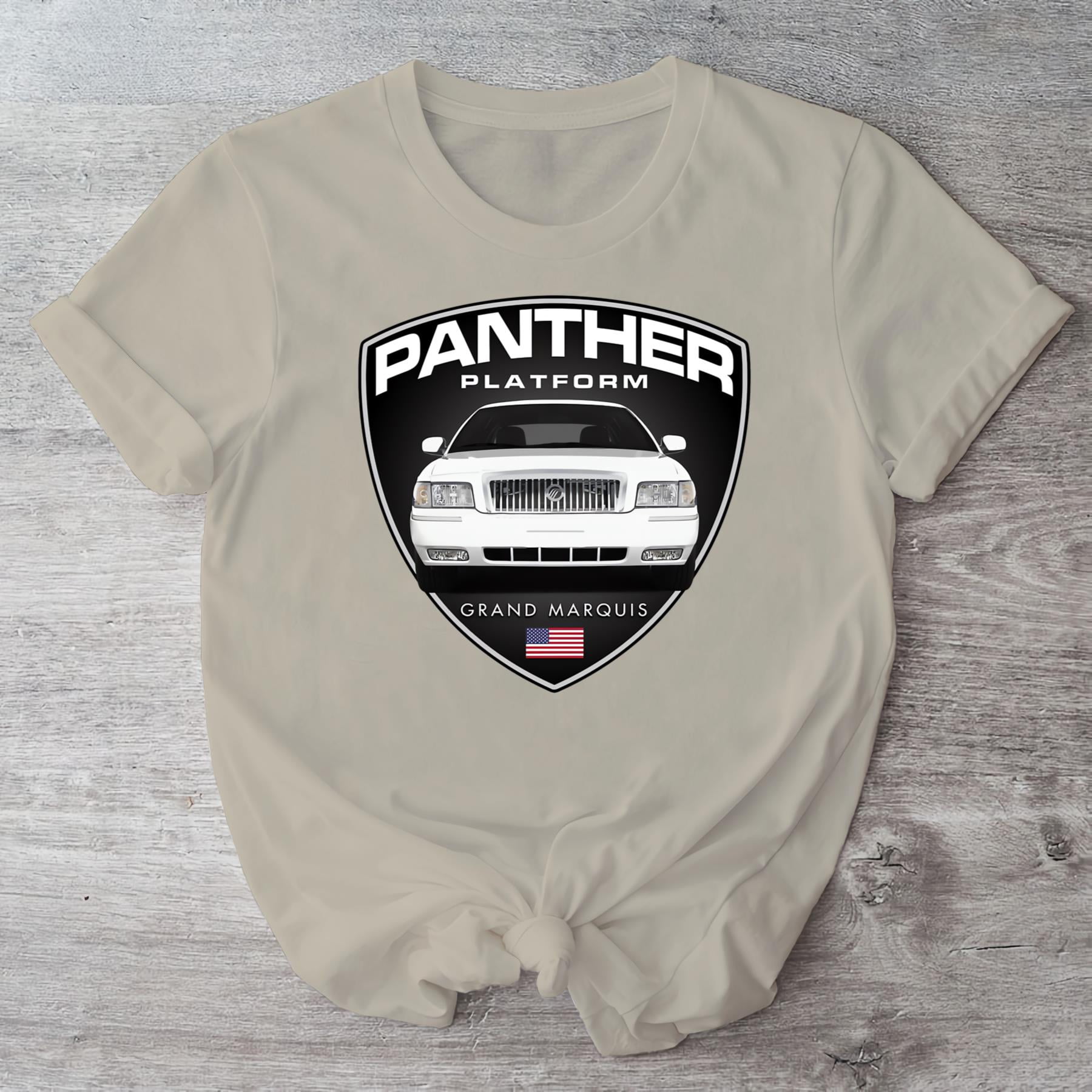 PANTHER PLATFORM - GRAND MARQUIS WHITE CAR T-SHIRT-TH16850 - Walmart.com