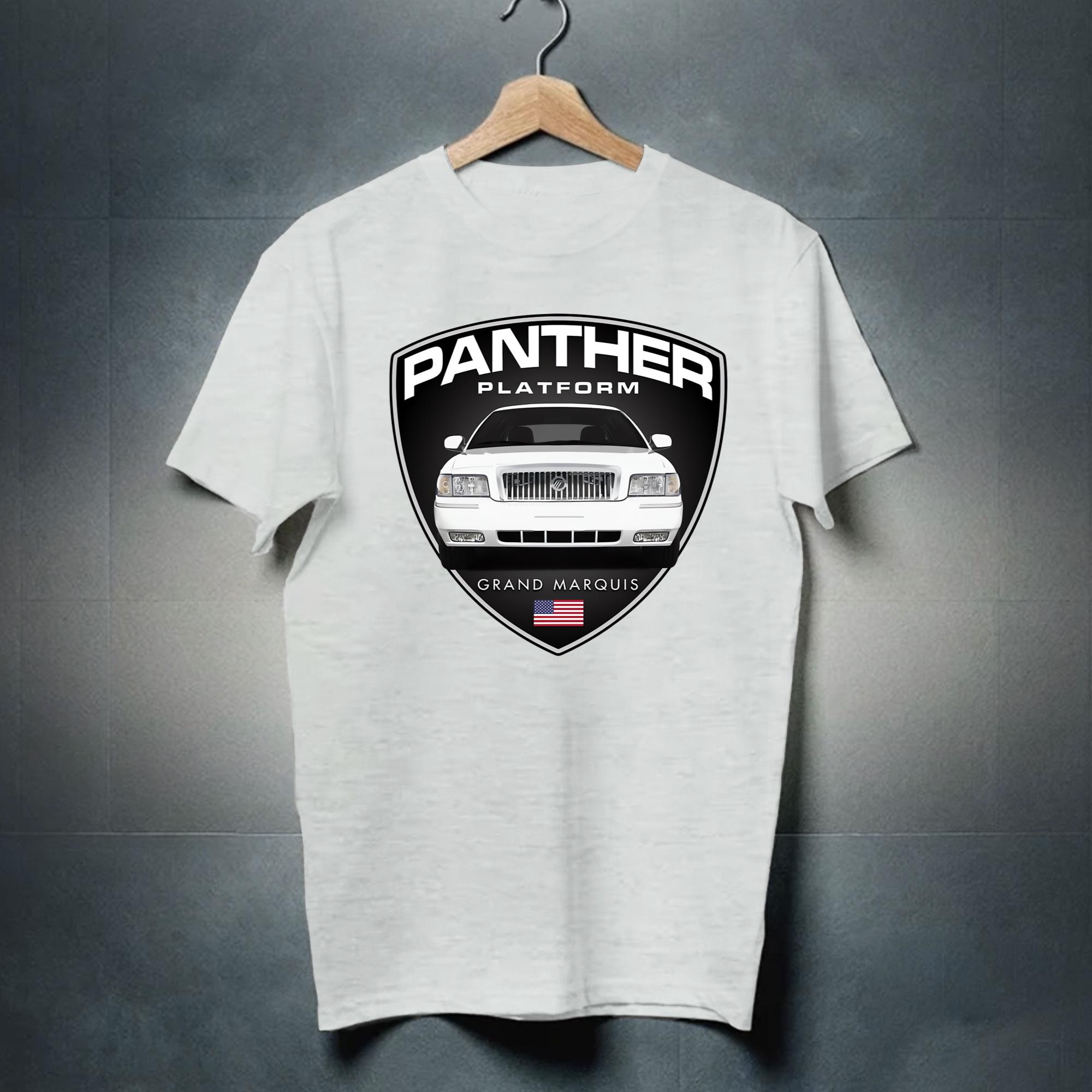 PANTHER PLATFORM - GRAND MARQUIS WHITE CAR T-SHIRT-TH33370 - Walmart.com