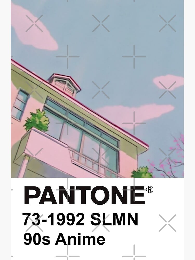 PANTONE 90s Anime Poster Framed-unframed - Walmart.com