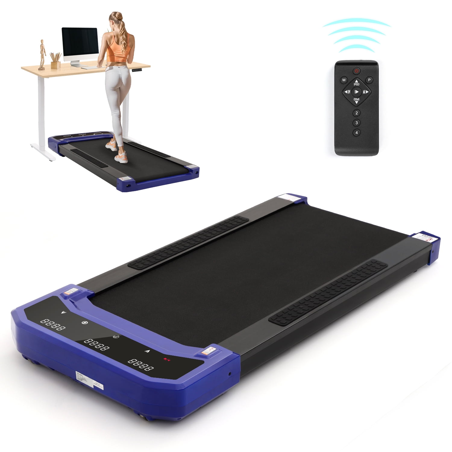 PAOLFOX Treadmill 300 lb Capacity, Under Desk Treadmill, Treadmills for ...