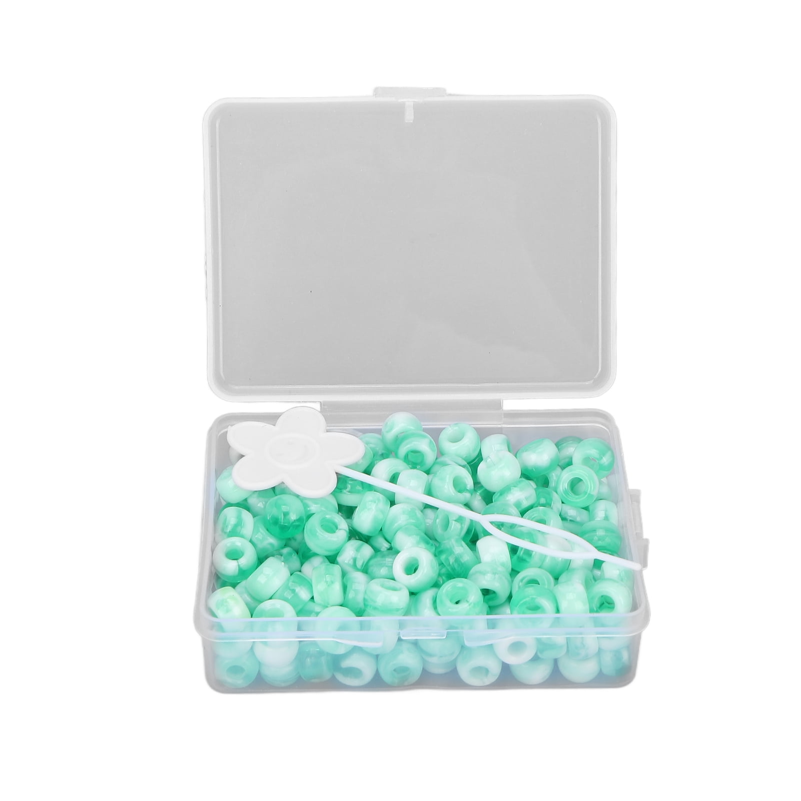 PAOMIAN 200pcs Hair Beads Fashion Acrylic Candy Mixed Colors DIY Hair ...