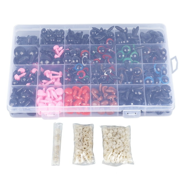 PAOMIAN 868pcs Safety Eyes and Noses Stuffed Crochet Eyes with Washers ...