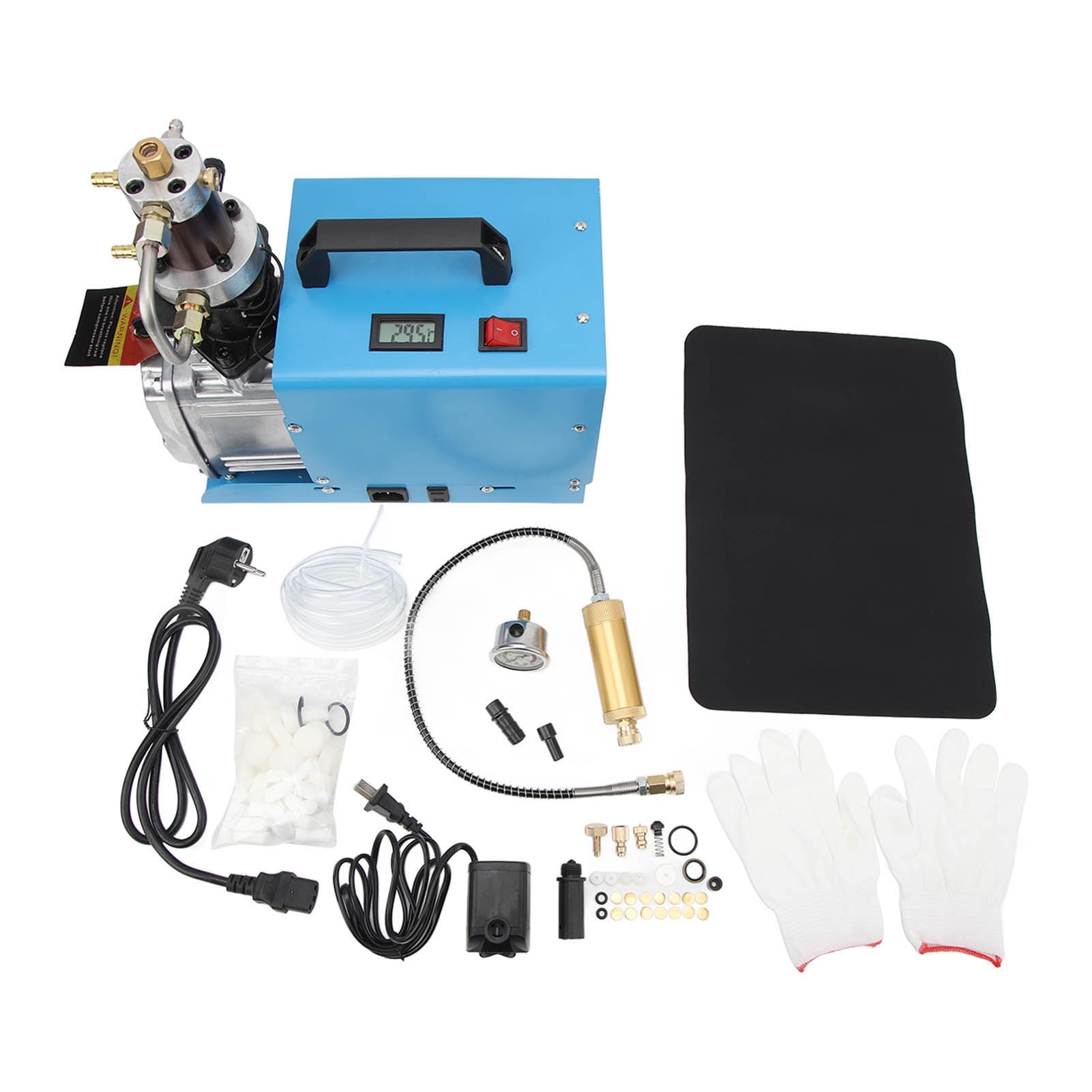 PAOMIAN PCP Air Compressor 30Mpa High Pressure 4500PSI Water Air ...