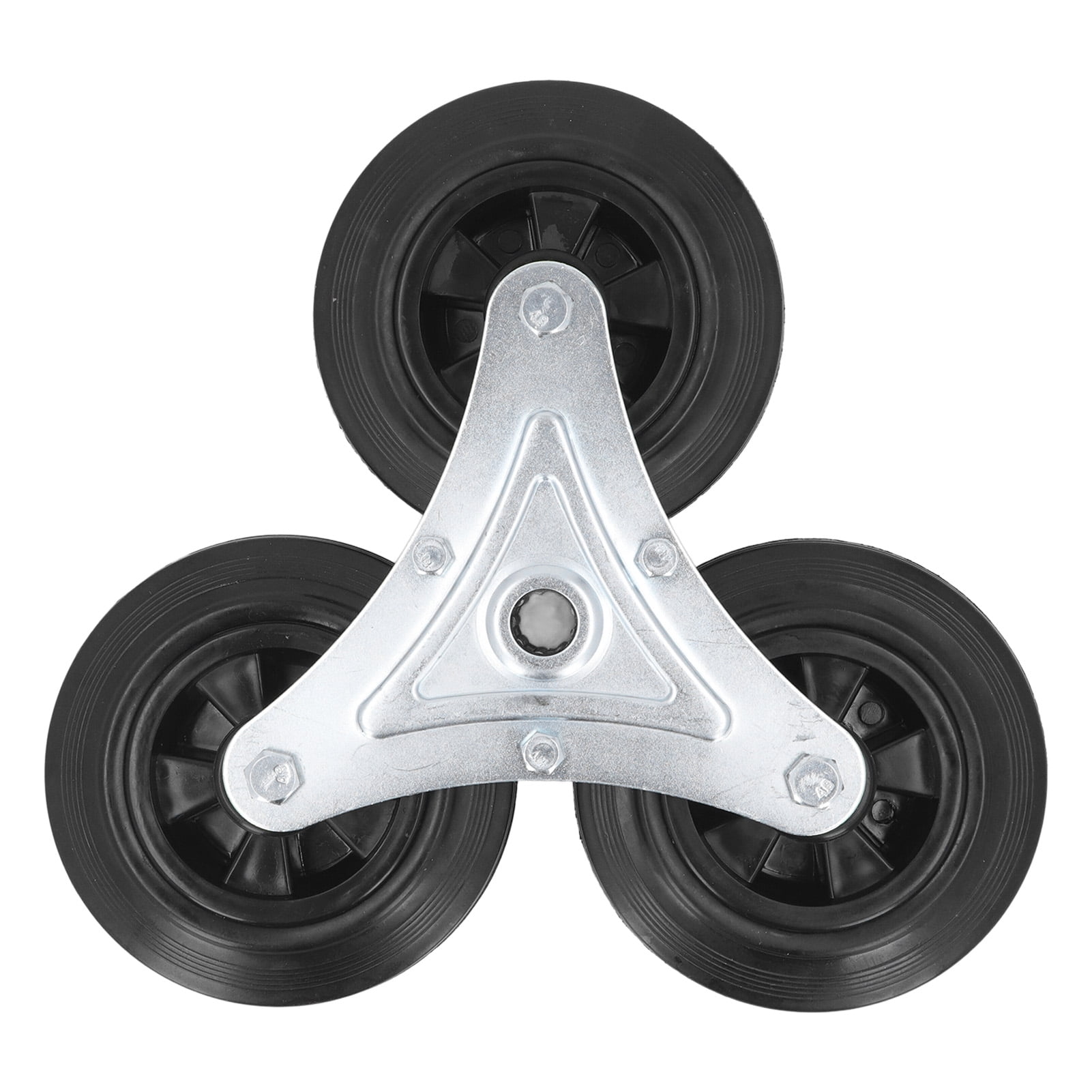 PAOMIAN Stair Climbing Wheel Replacement Heavy Duty 6in Rubber Tri ...