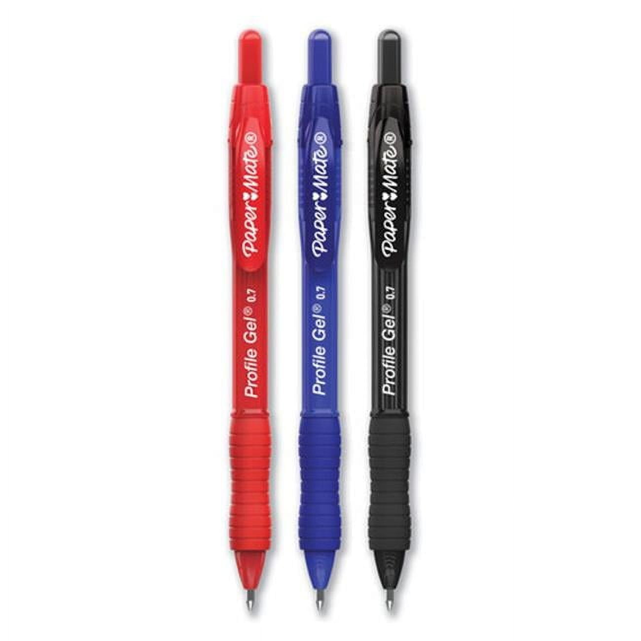 PAP Profile Retractable Gel Pen, 0.7 mm, Red - Pack of 12 - Walmart.com