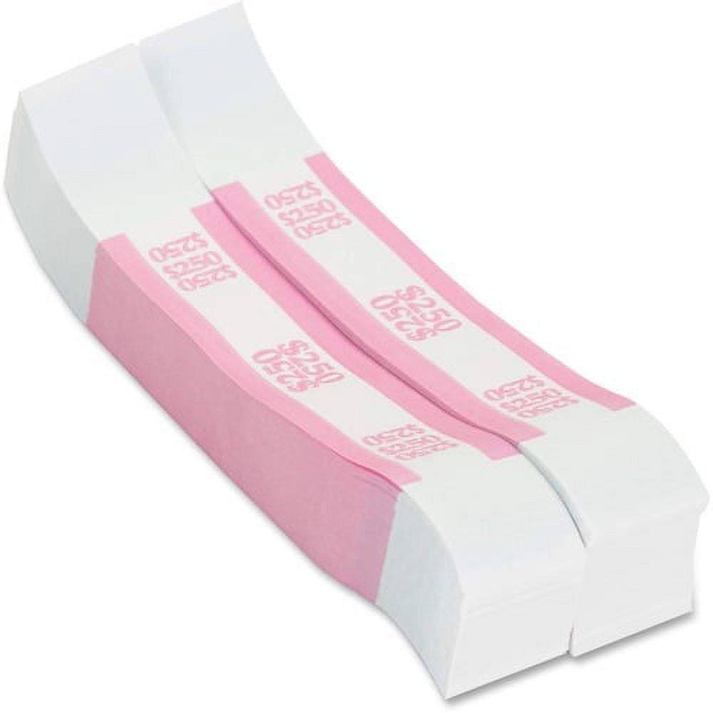 PAP-R Currency Straps - 1.25" Width - Total $250 in $1 Denomination ...