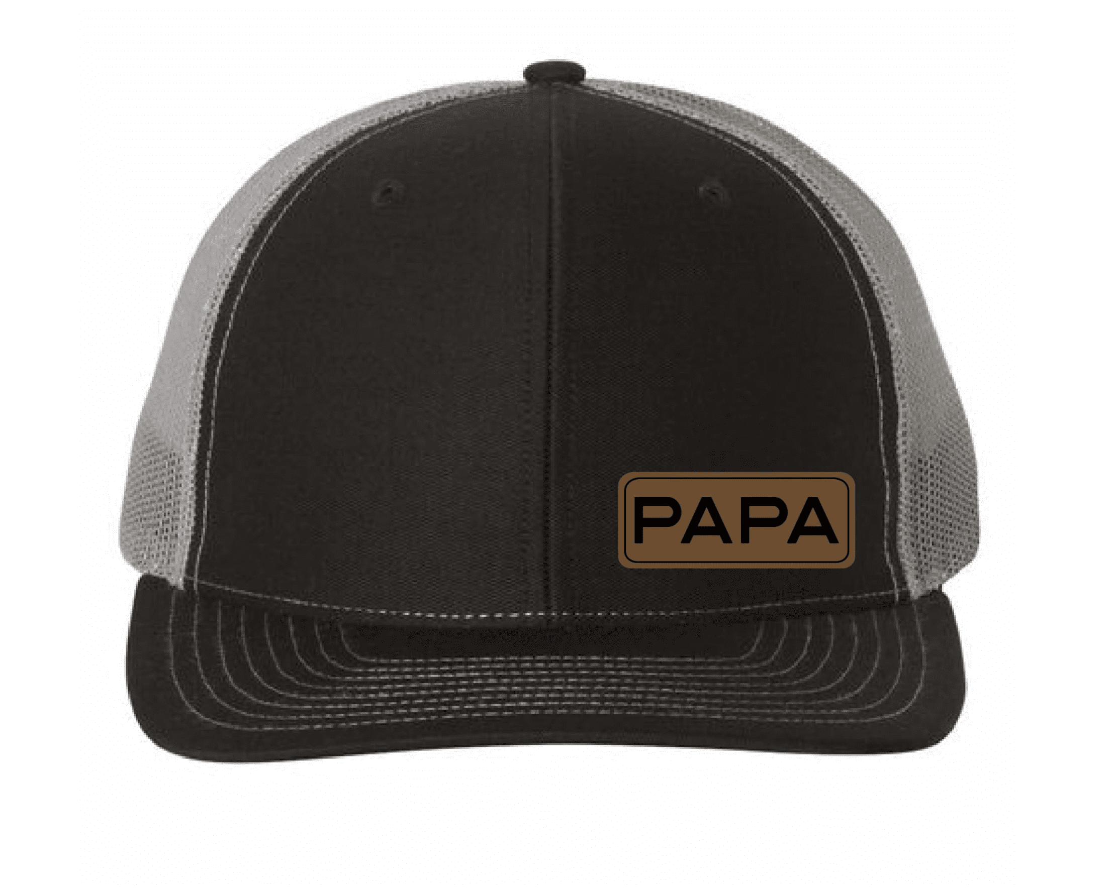 PAPA Vegan Leather Patch Cap, Richardson 112, Dad Hat, Birthday ...