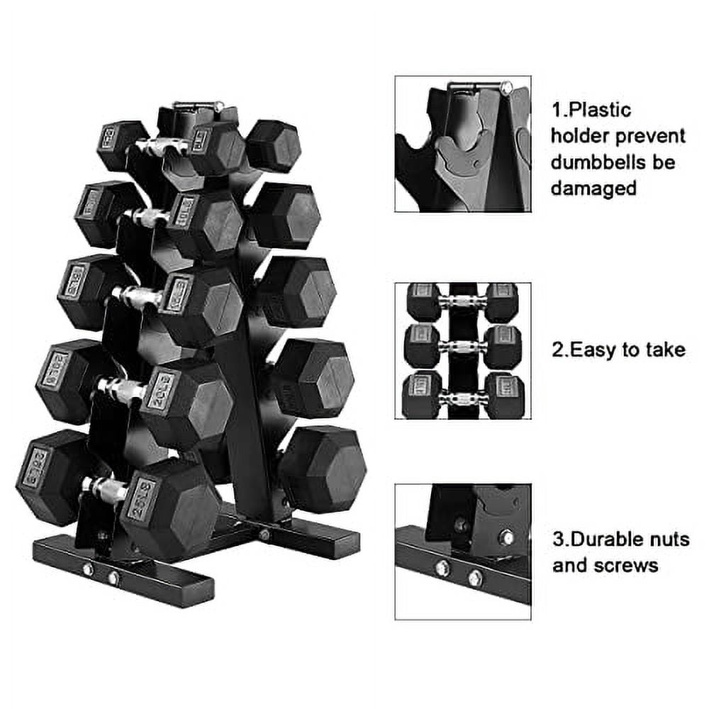 PAPABABE A Frame Dumbbell Rack Weight Rack Stand Dumbbell Weight ...