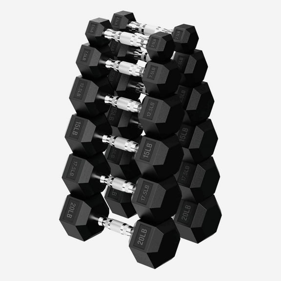 Dumbbell Sets - 5/10/15/20/25/36 lb Dumbbells Pair Hand Weights Set of ...