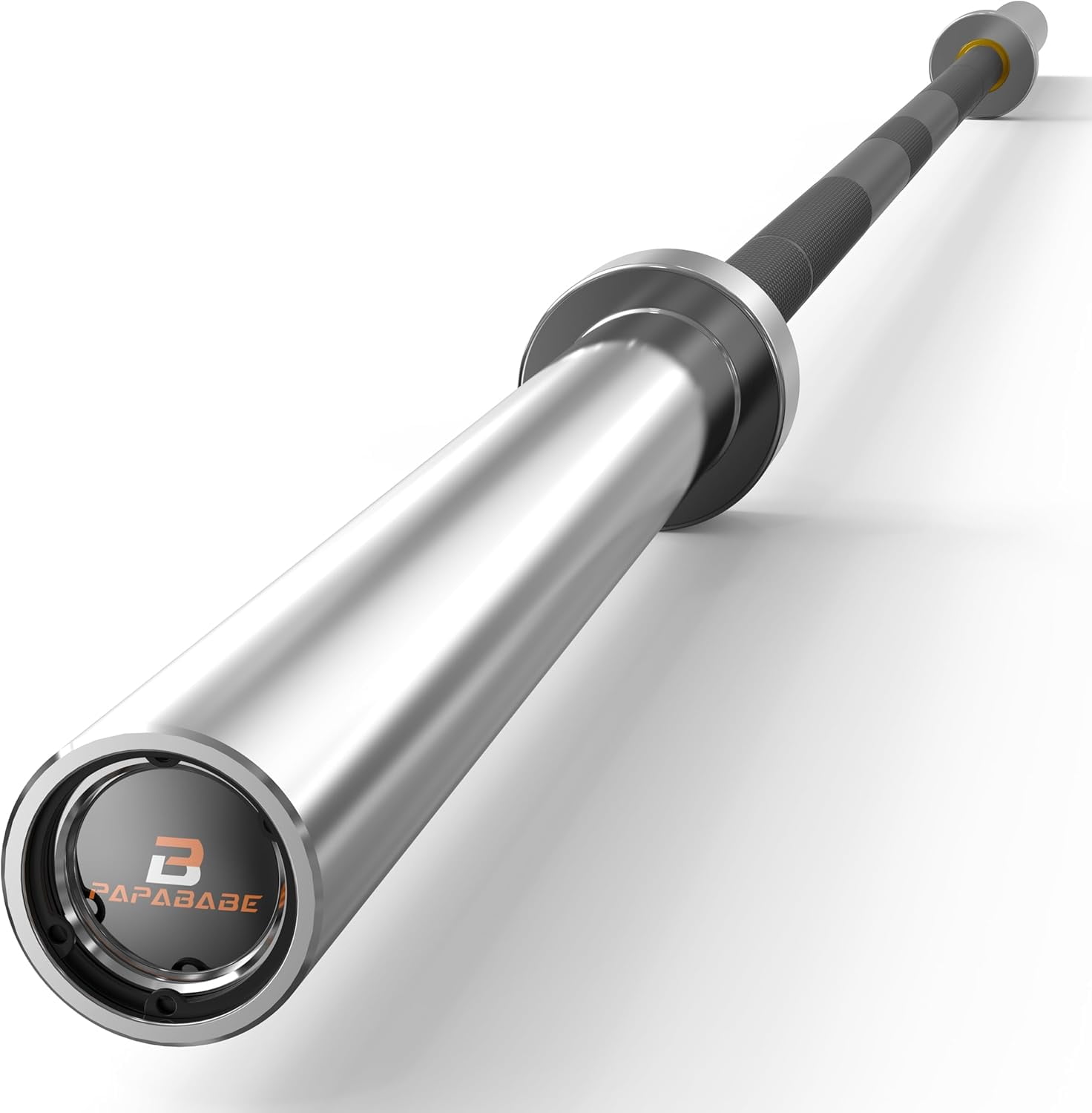 PAPABABE Olympic Barbell, 6.6ft/7ft Weight Bar 45lb Barbell Solid ...