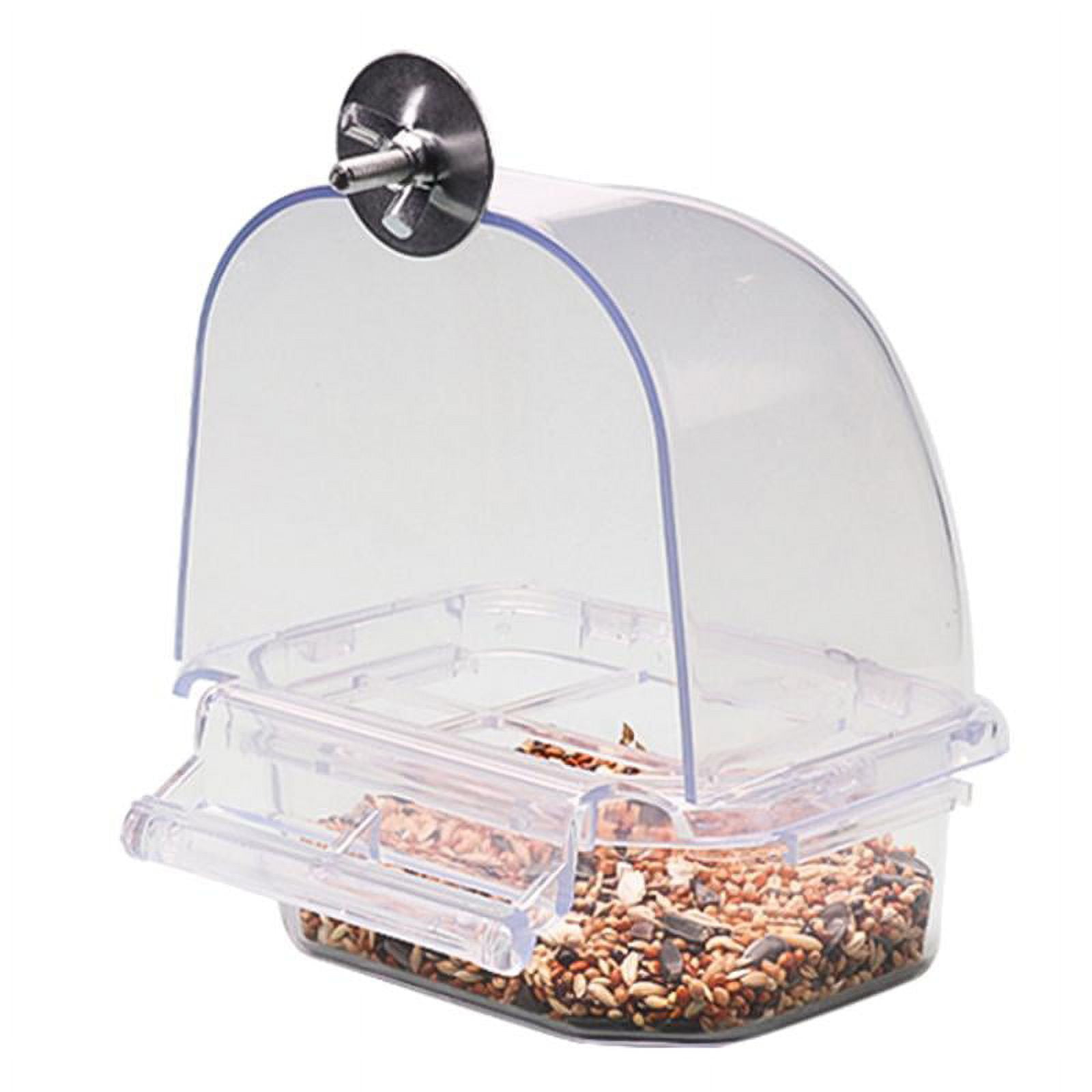PAPADA Bird Food Container Feeder Seed Food Container for Cage ...