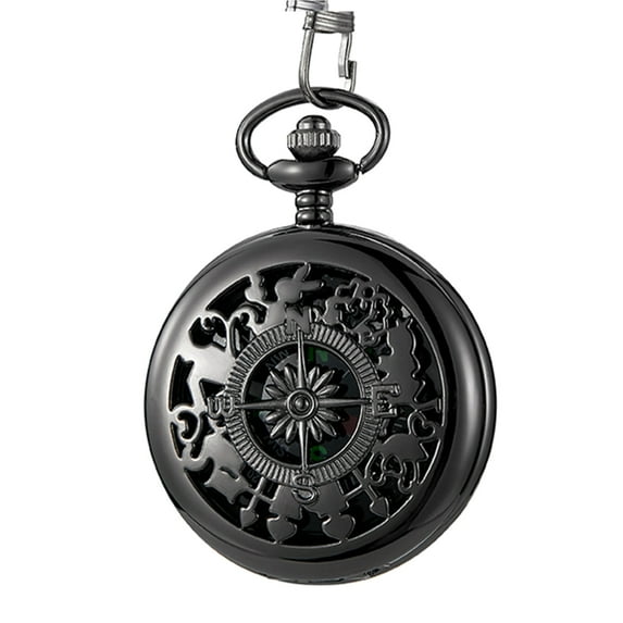 PAPADA Survival Pocket Watch Compass for Backpacking Hiking with Chain ...