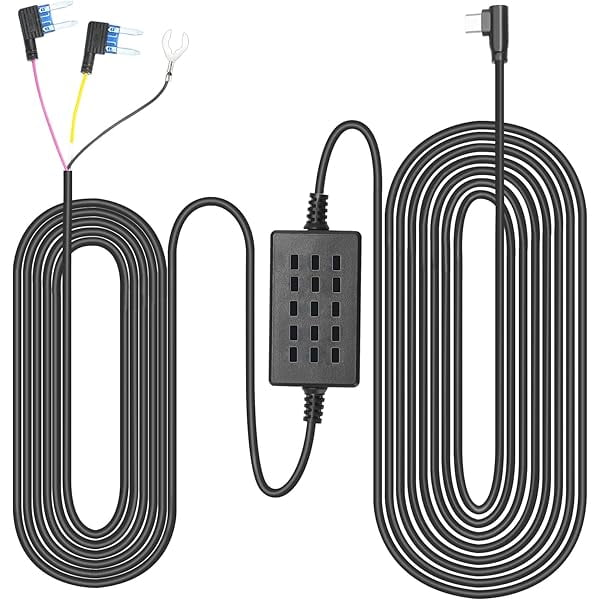 PAPAGO Dashboard Camera with Sensor Type-C Port USB-C Plug Hardwire Kit ...