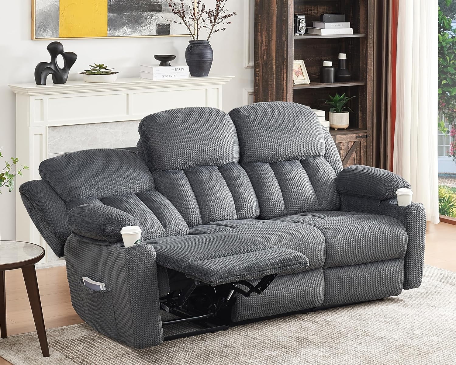 Comfy reclining couch store