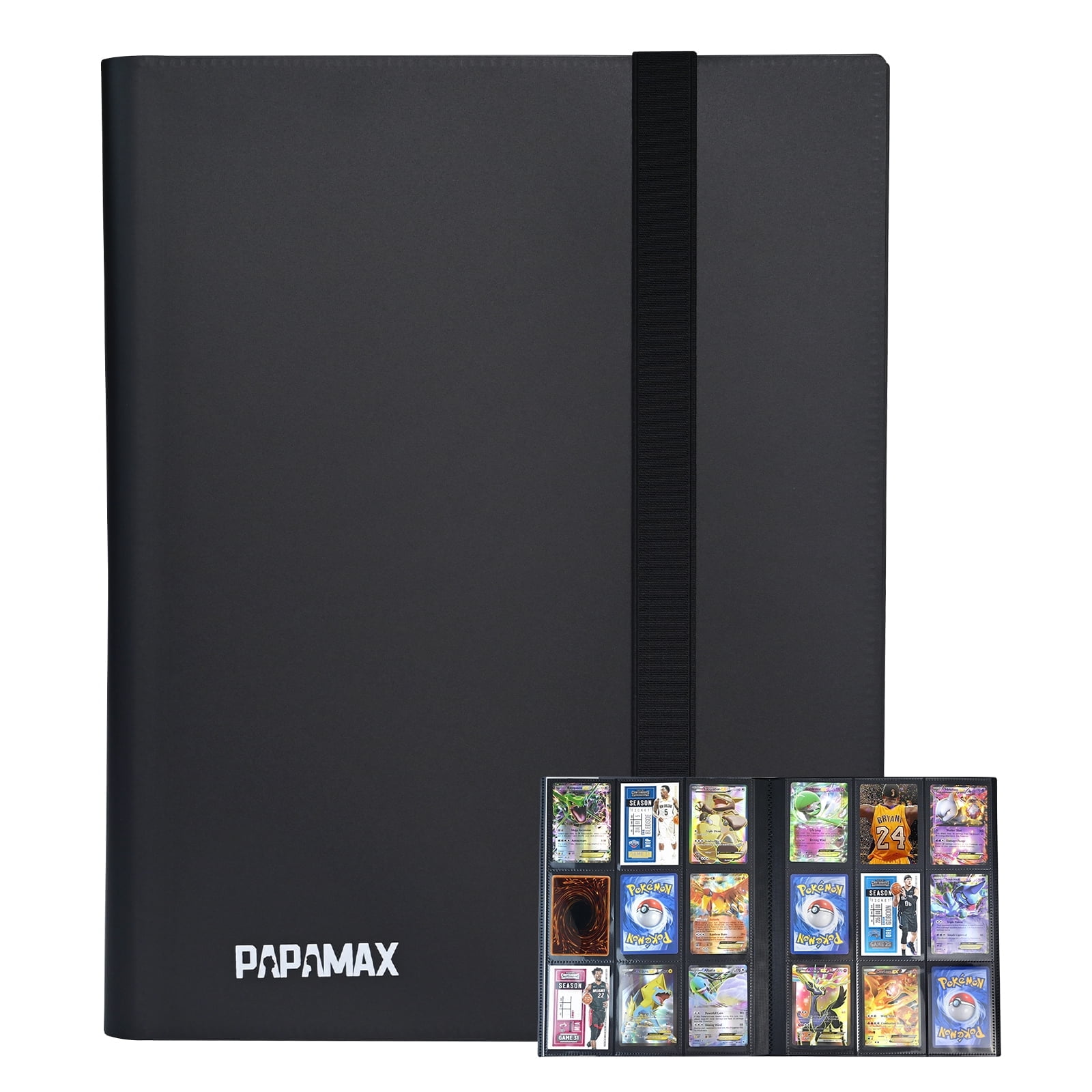 PAPAMAX 396 Side Loading TCG Card Binder, 9 Pocket Album, Protective ...