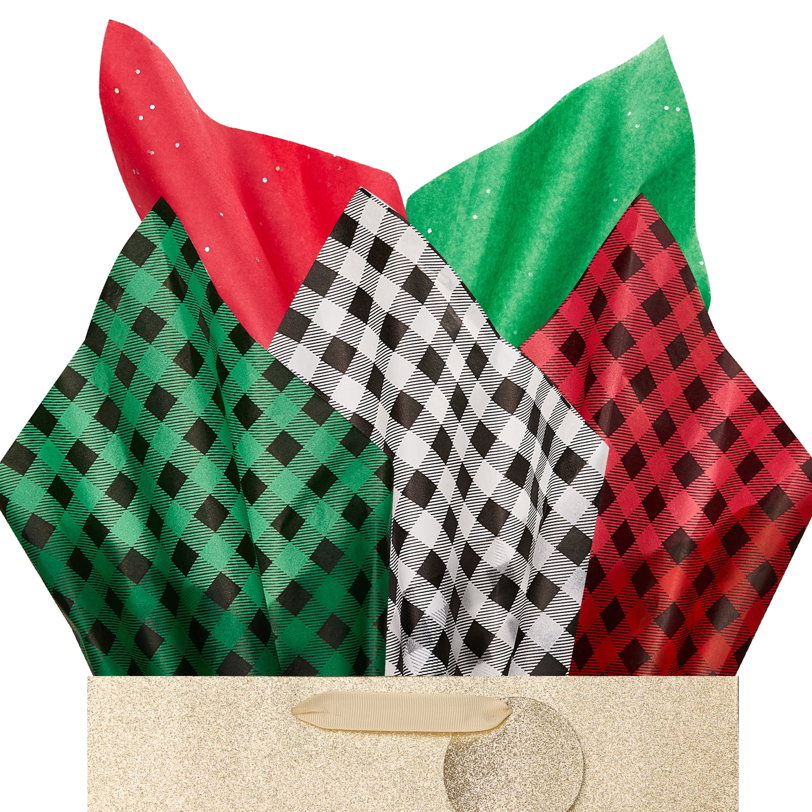 PAPER FAIR 100 Sheets Christmas Tissue Paper, Gift Wrap, DIY Crafts ...