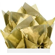 "Naler 60-Sheet Shiny Metallic Gold Tissue Paper Bulk (15""x20"") for ...