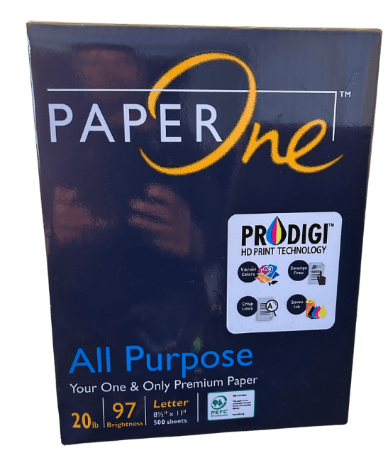 PAPER ONE - 8.5X11 Copy Paper- 97 Bright 20lb Bond Paper - Walmart.com