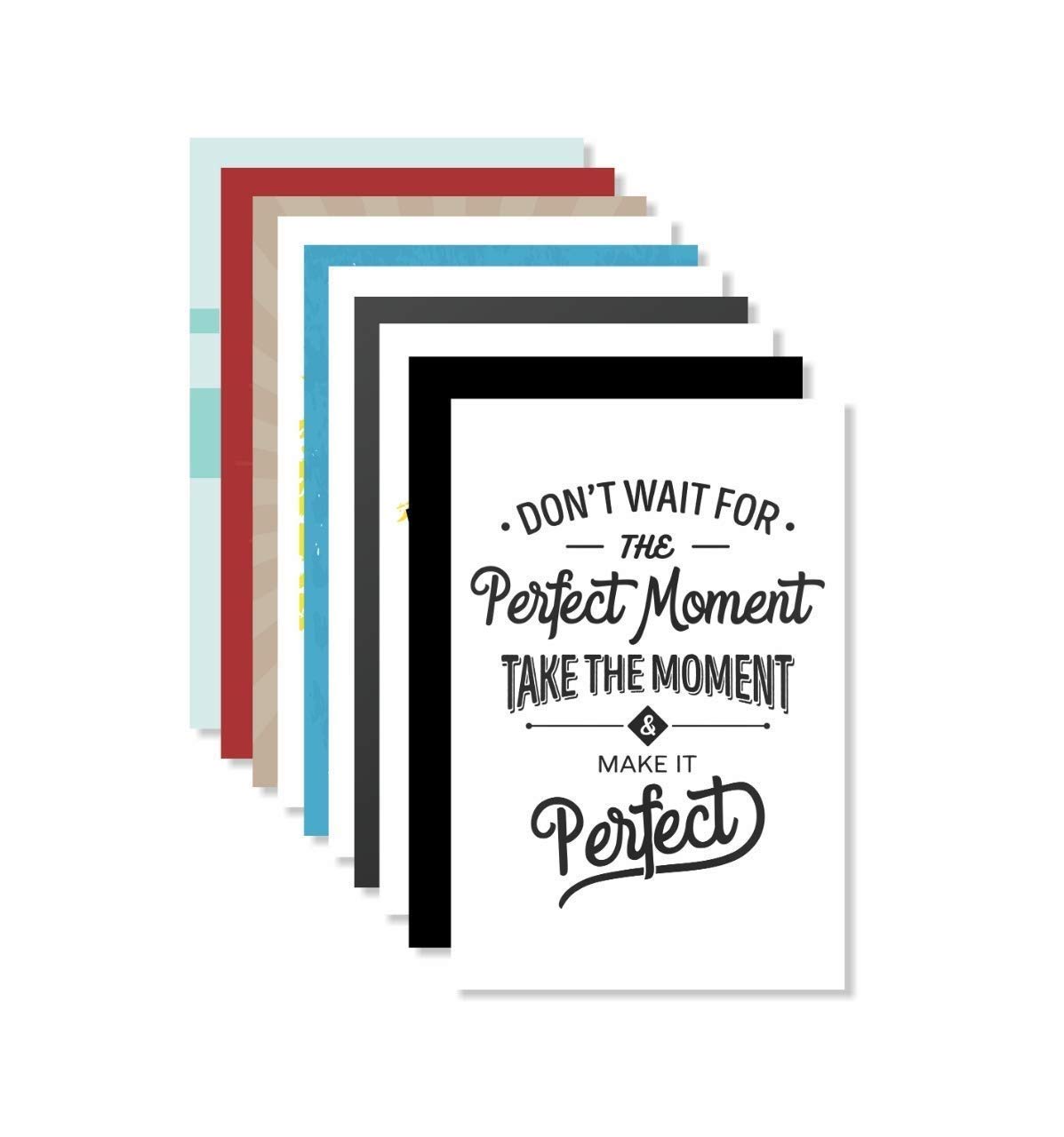 PAPER PLANE DESIGN Inspirational Motivational Quotes Wall Abstract ...