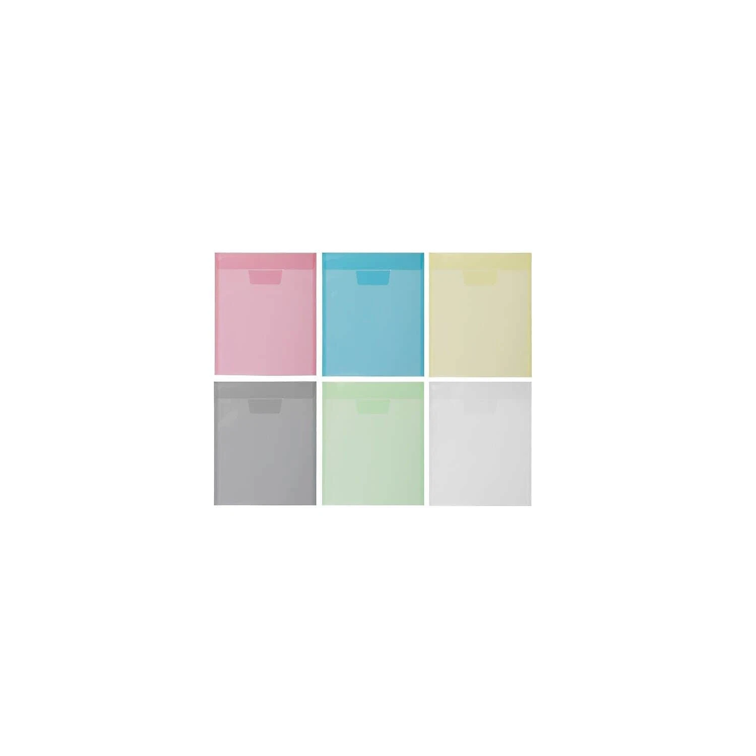 PAPER Plastic Envelopes with Tuck Flap Closure Letter Open End 9 7/8 x ...