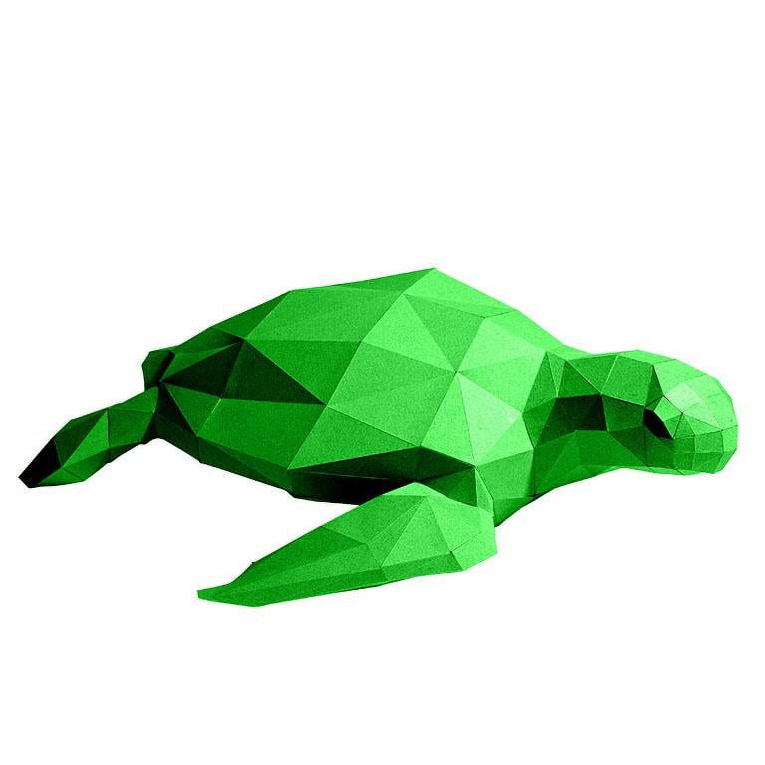 PAPERCRAFT WORLD DIY 3D Sea Turtle Model - Walmart.com