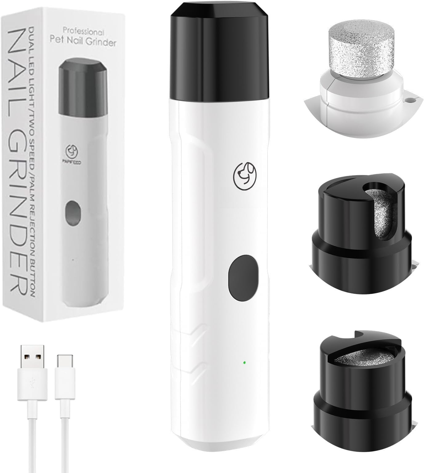 PAPIFFEED Upgraded with 2 Lights, 3-Speed & Quiet - Upgraded Pet ...