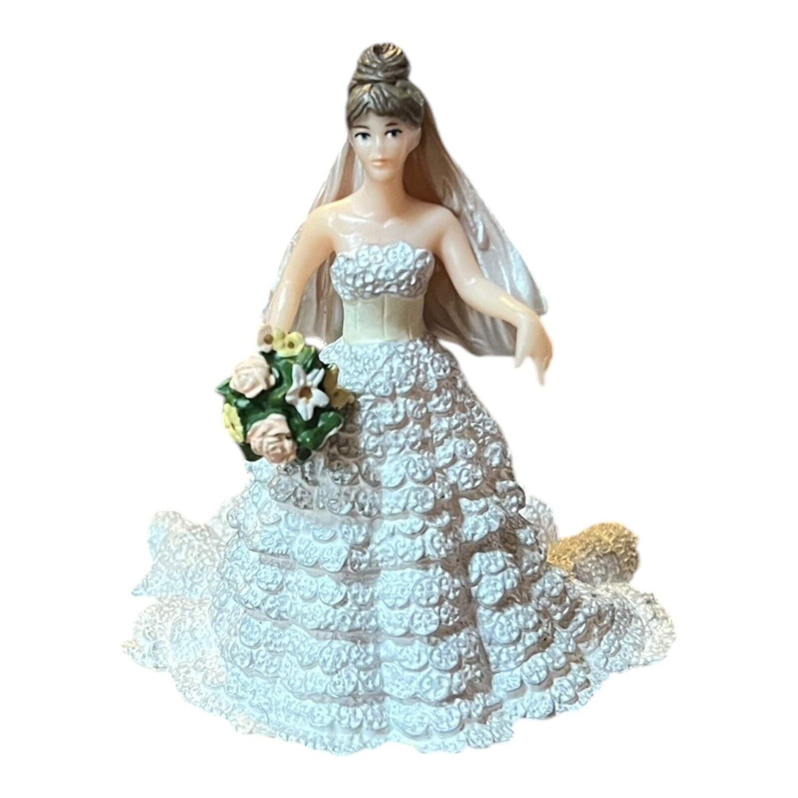 PAPO The Enchanted World Bride in White Lace 2010 Toy Figure Cake ...