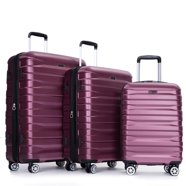 Rolite Rover 3-Piece Spinner Expandable Luggage Set - Purple - Walmart.com