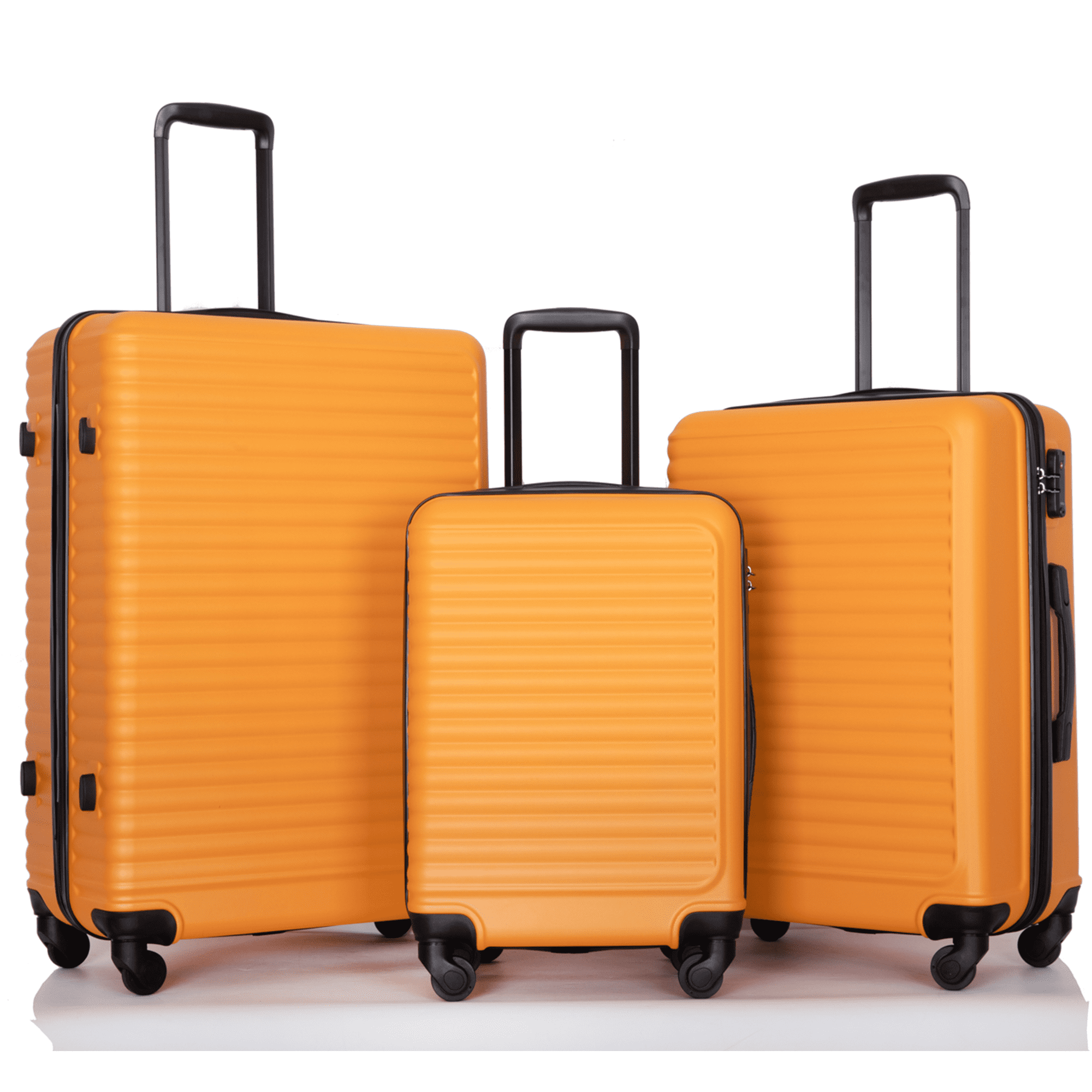 PAPROOS 3 PCS Luggage Set, Lightweight Carry on Hardside Suitcases Set ...