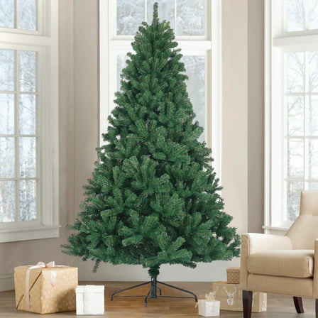 Triple Tree White Christmas Tree, 6 ft, 600 Bendable Branches, 300 LED ...