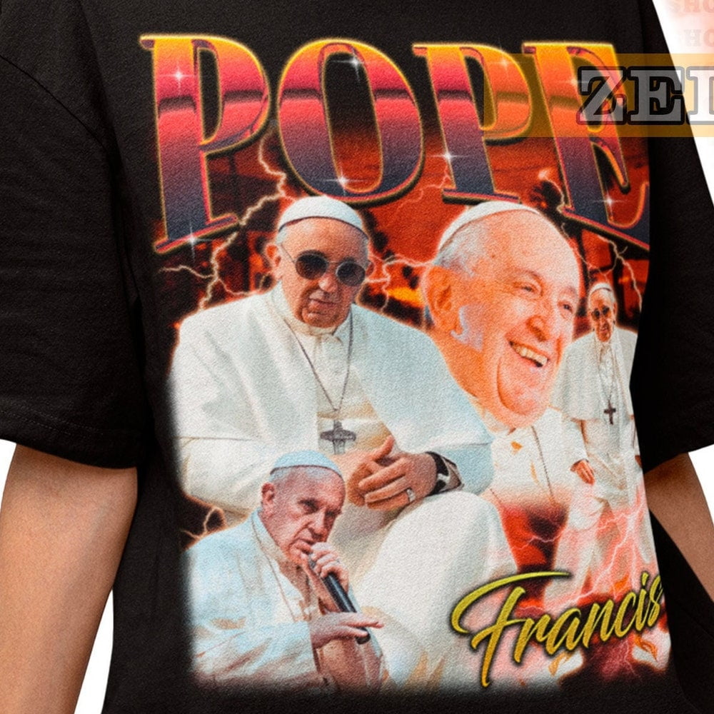 PAPST FRANZISKUS Retro 90er Jahre Hemd, Pope Francis Hommage, Pope ...