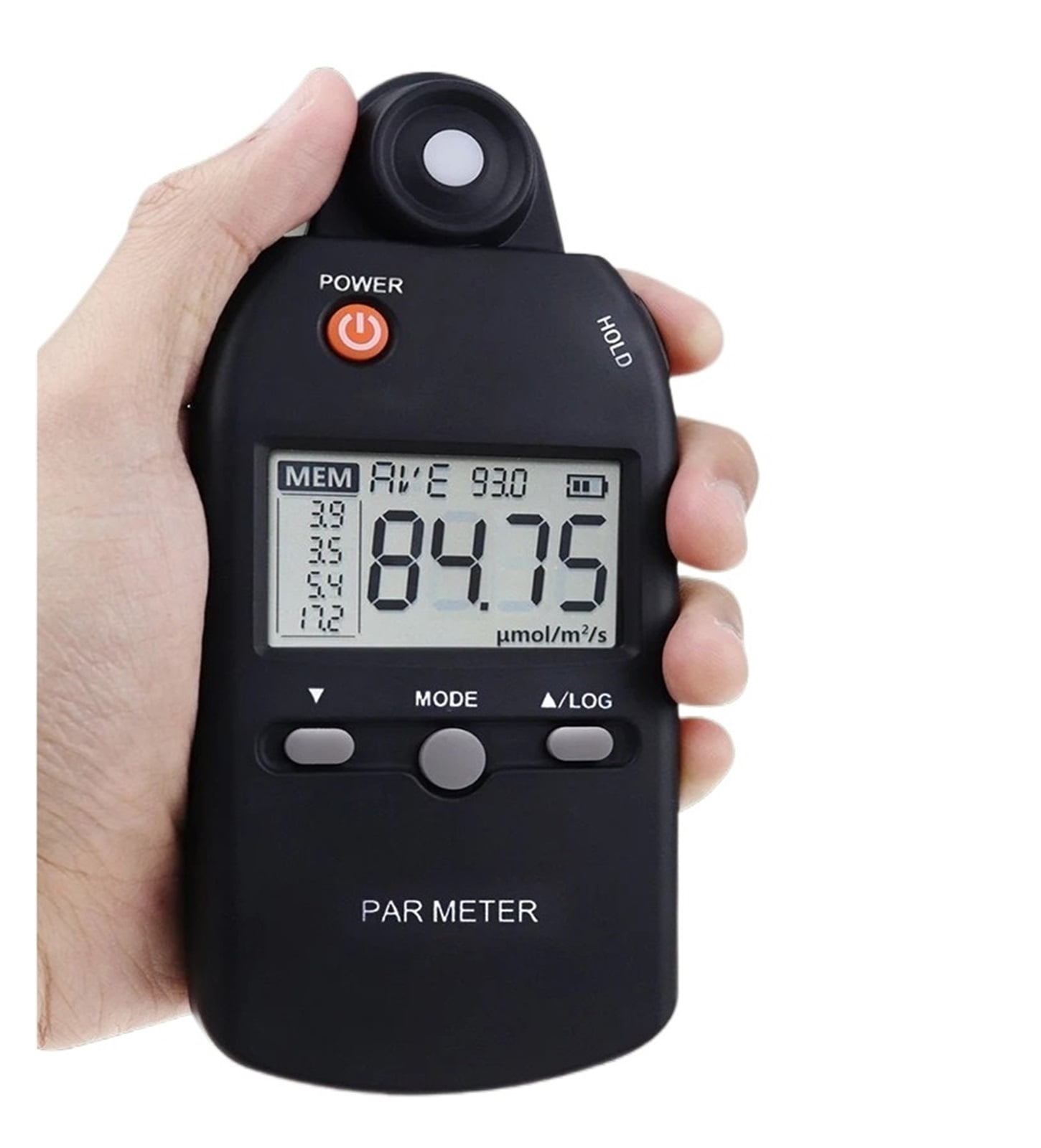 PAR Meter Lux Meter PPFD Sensor Full-Spectrum User-Friendly Record ...