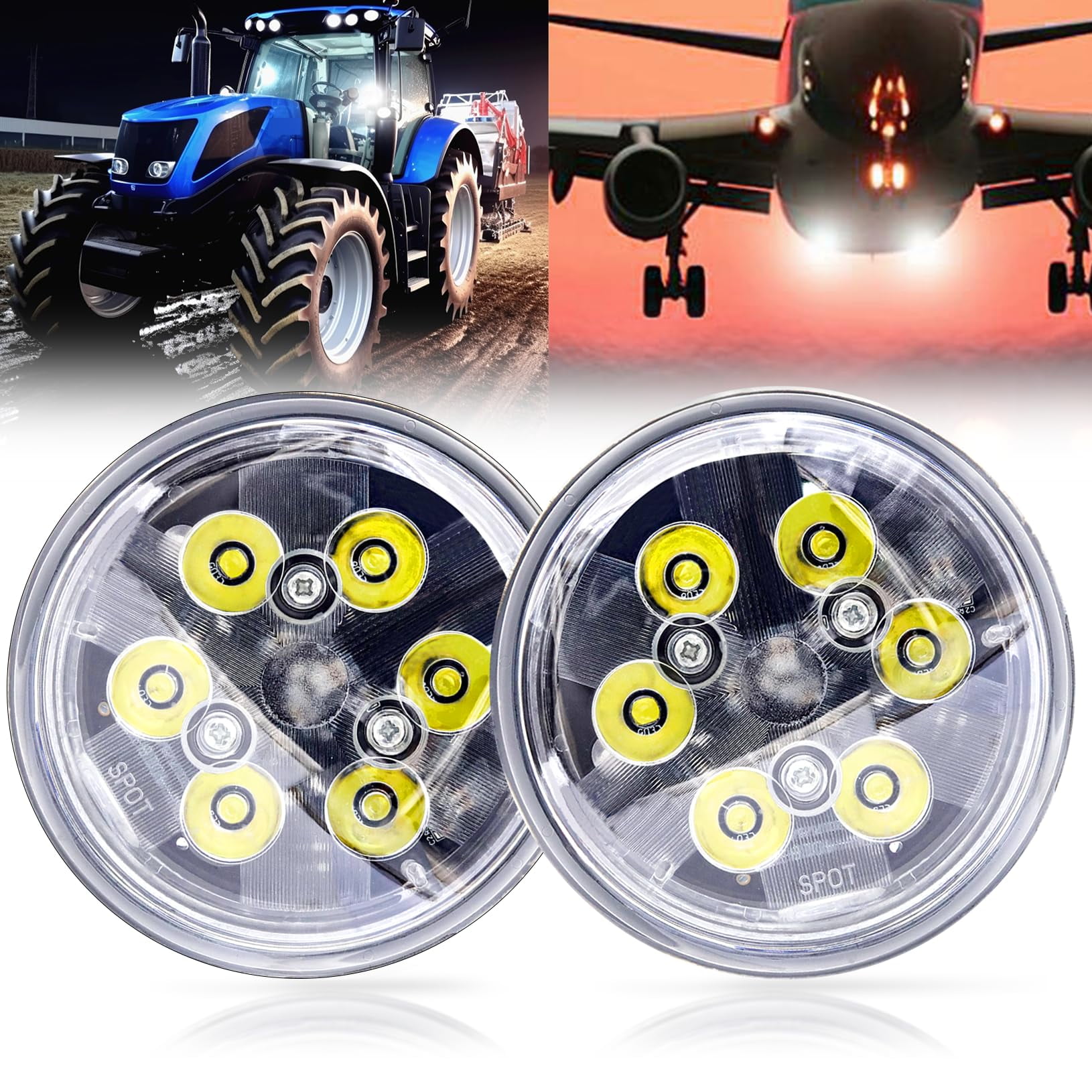 PAR36 LED Aircraft Landing IFF17 Light White, 4.5" Par36 Lights White ...