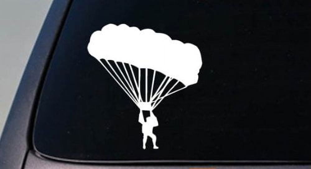PARACHUTE STICKER paratrooper Decal Sticker Skydiving 6" *D668 ...