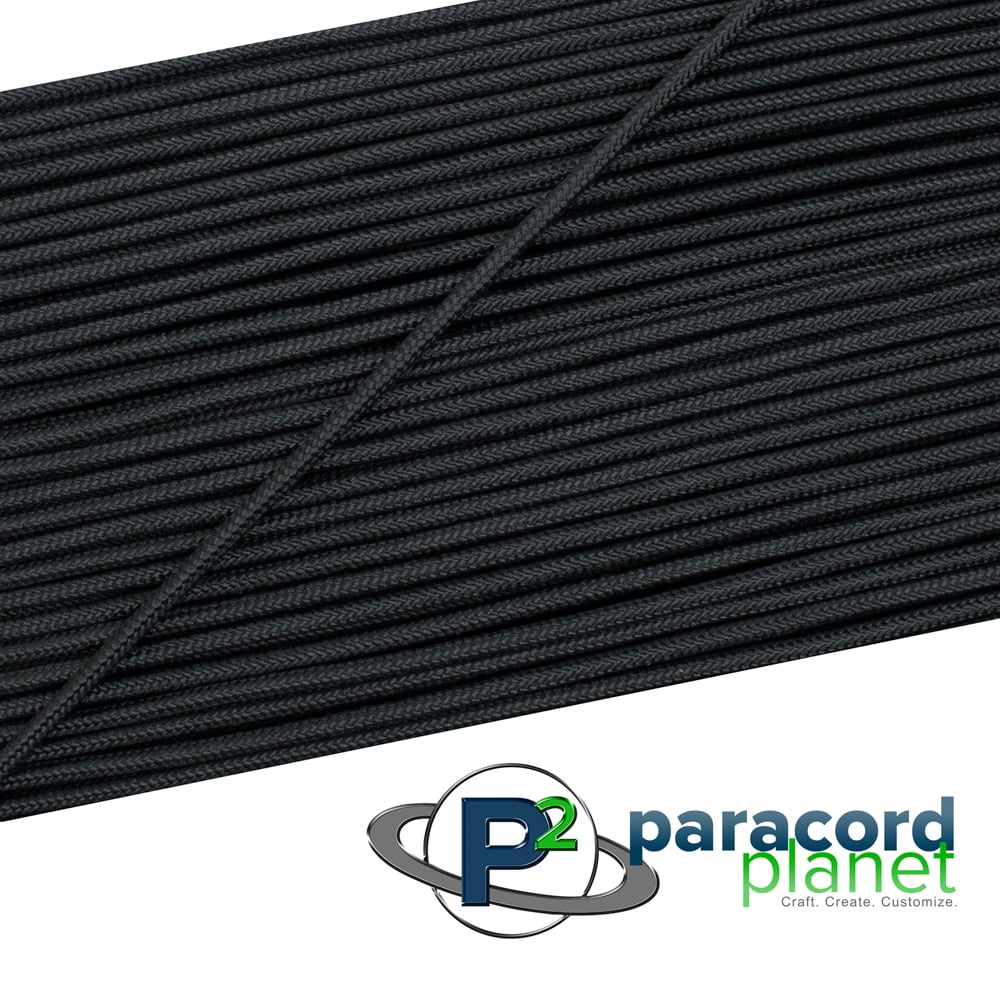 PARACORD PLANET | All Types of Black Parachute Cord – 275 Paracord, 25 ...