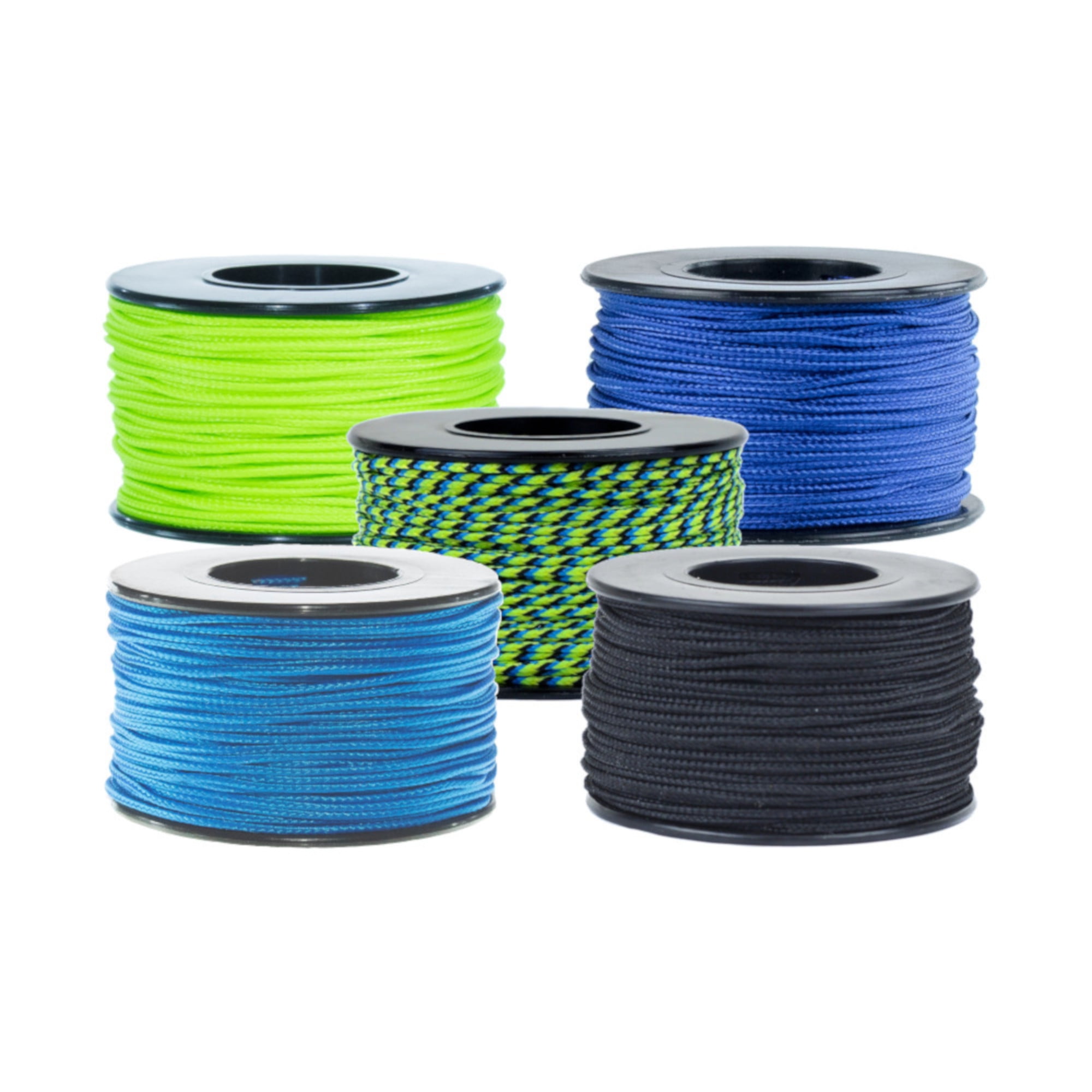 PARACORD PLANET Micro Cord Multi Packs - 125 Foot Spool Kits in a ...