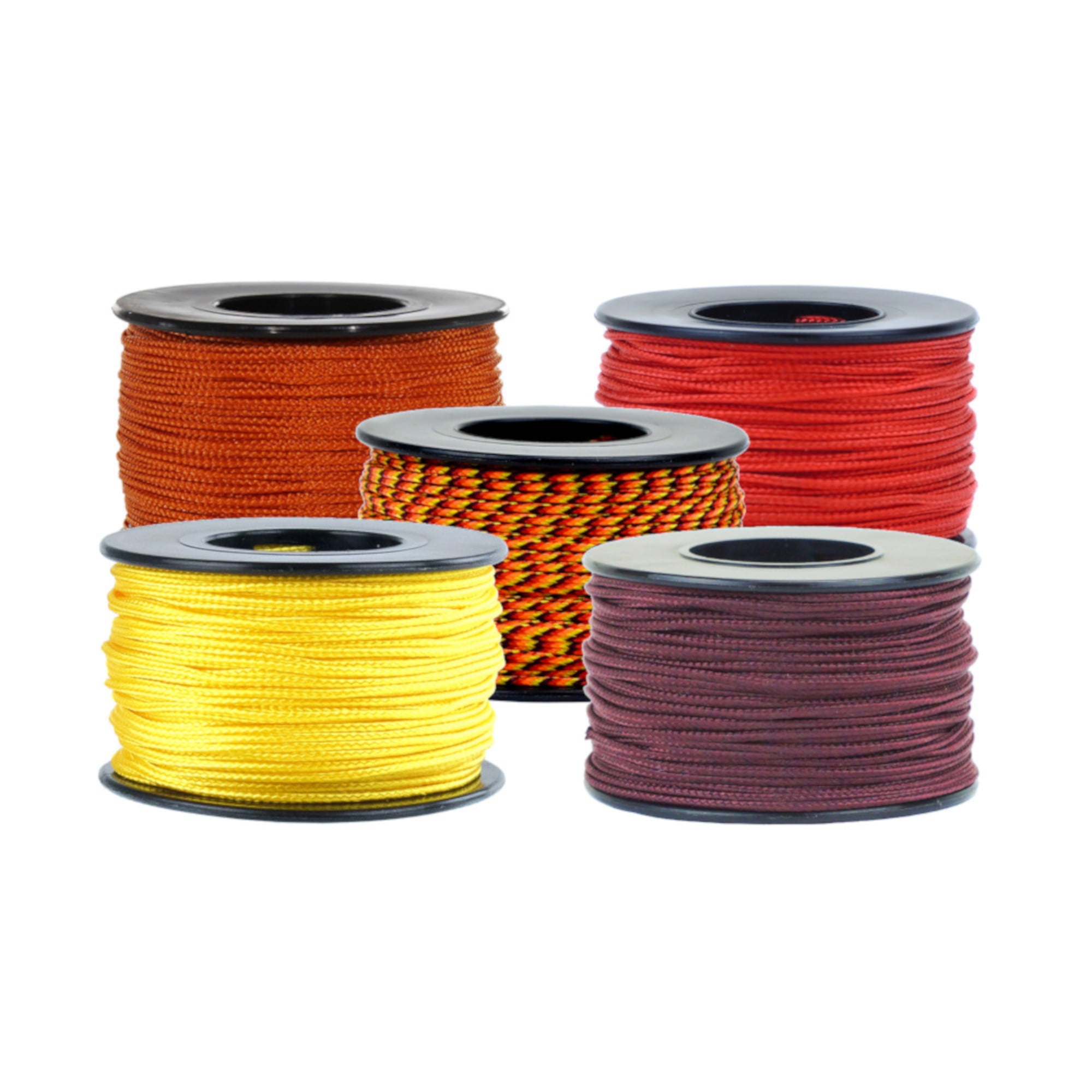 PARACORD PLANET Micro Cord Multi Packs - 125 Foot Spool Kits in a ...