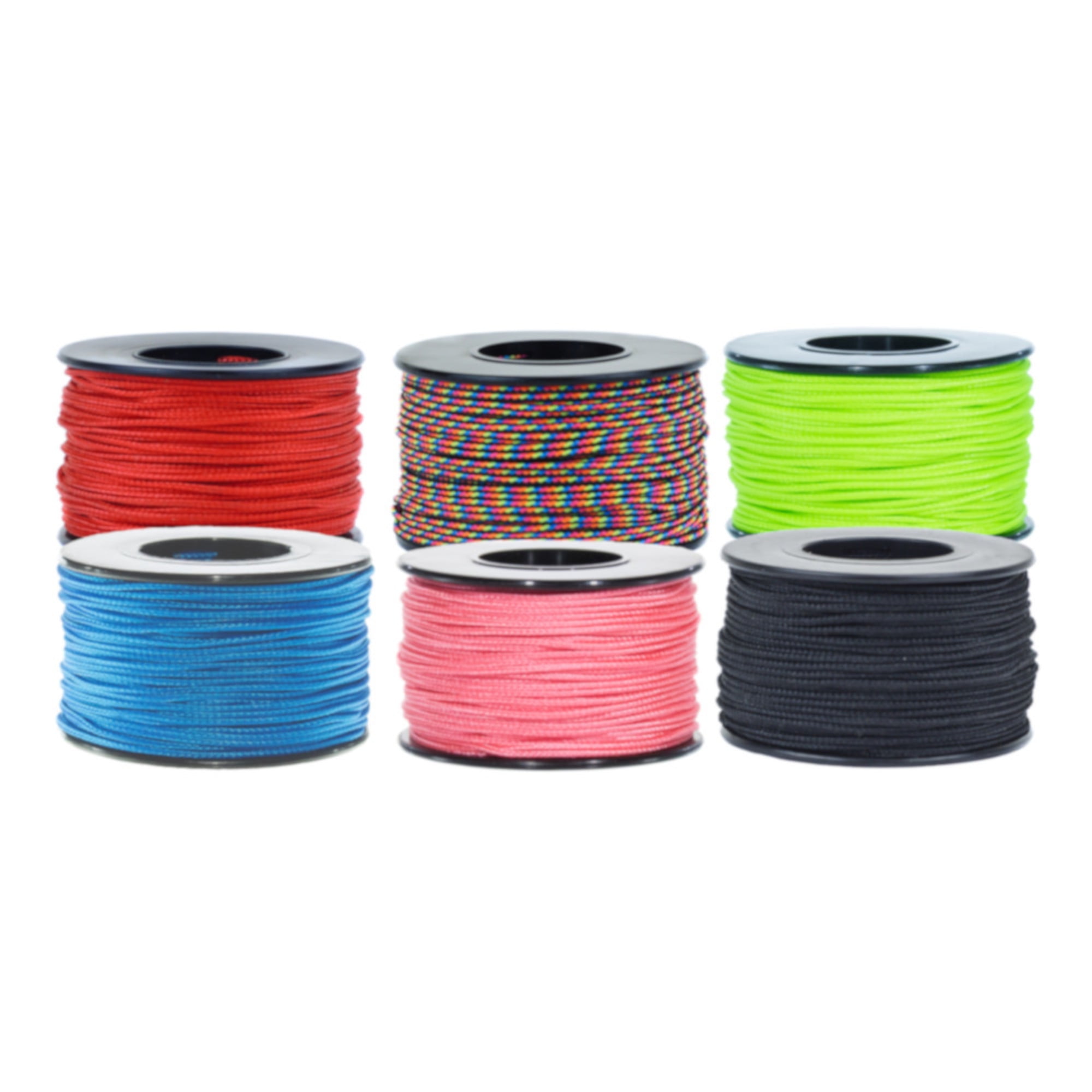 PARACORD PLANET Micro Cord Multi Packs - 125 Foot Spool Kits in a ...