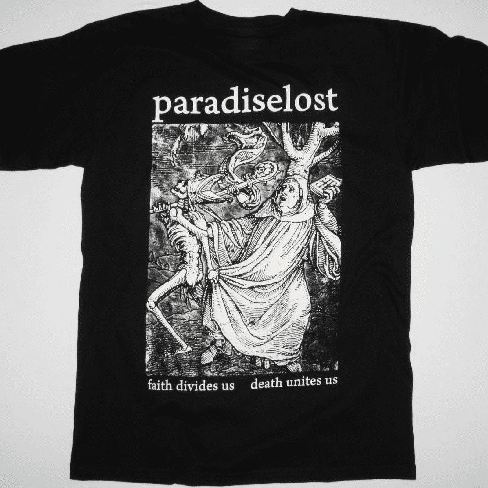 PARADISE LOST FAITH DIVIDES US DEATH GOTHIC T-Shirt Black S-4XL Gift ...