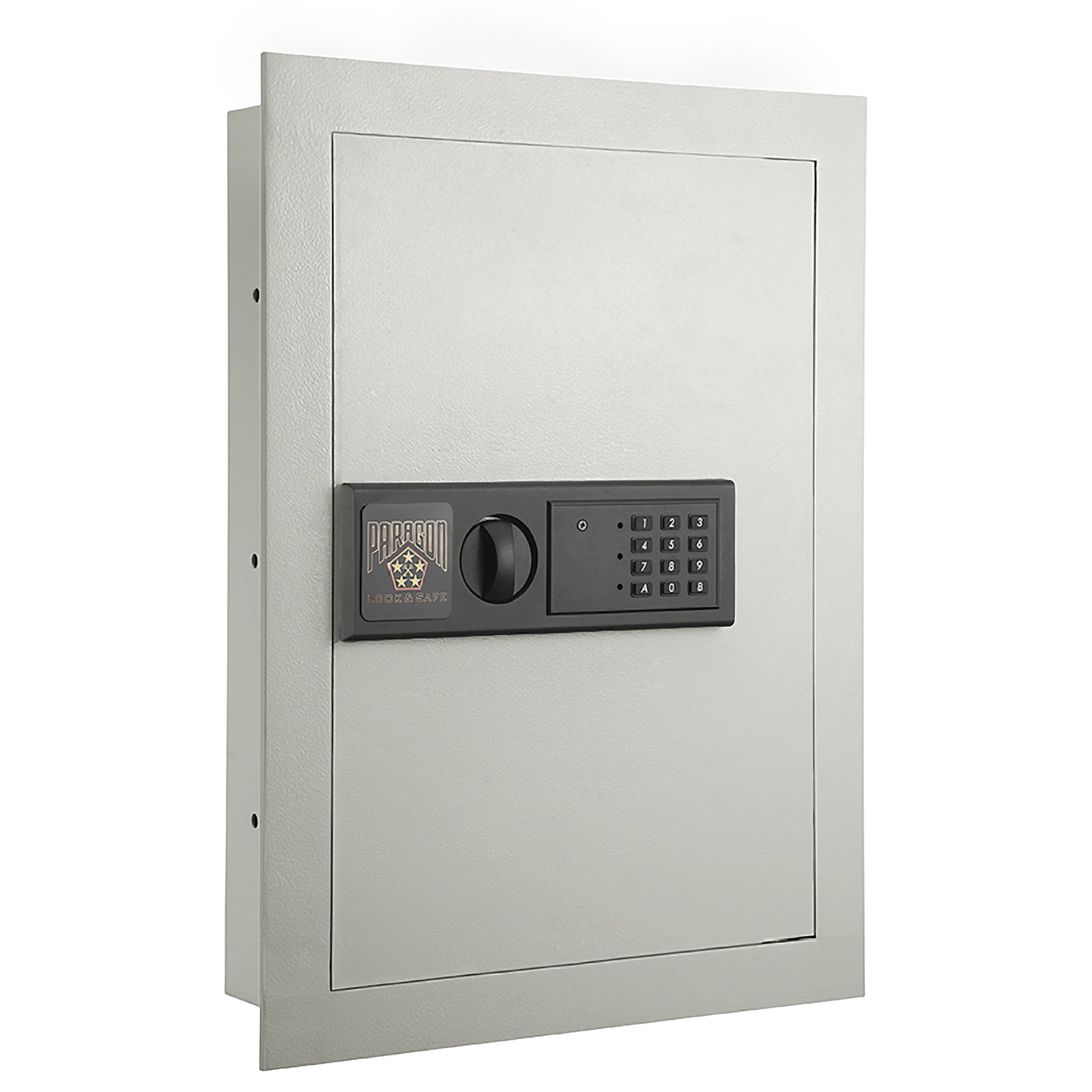 PARAGON SAFES Electronic Flat Wall Safe Box with Digital Keypad and 2 ...