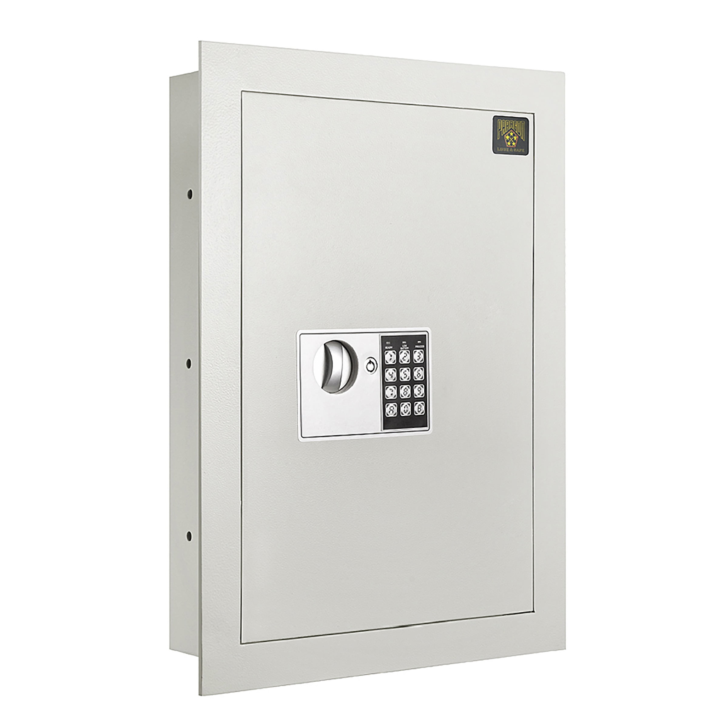 PARAGON SAFES Electronic Flat Wall Safe Box with Digital Keypad and 2 ...