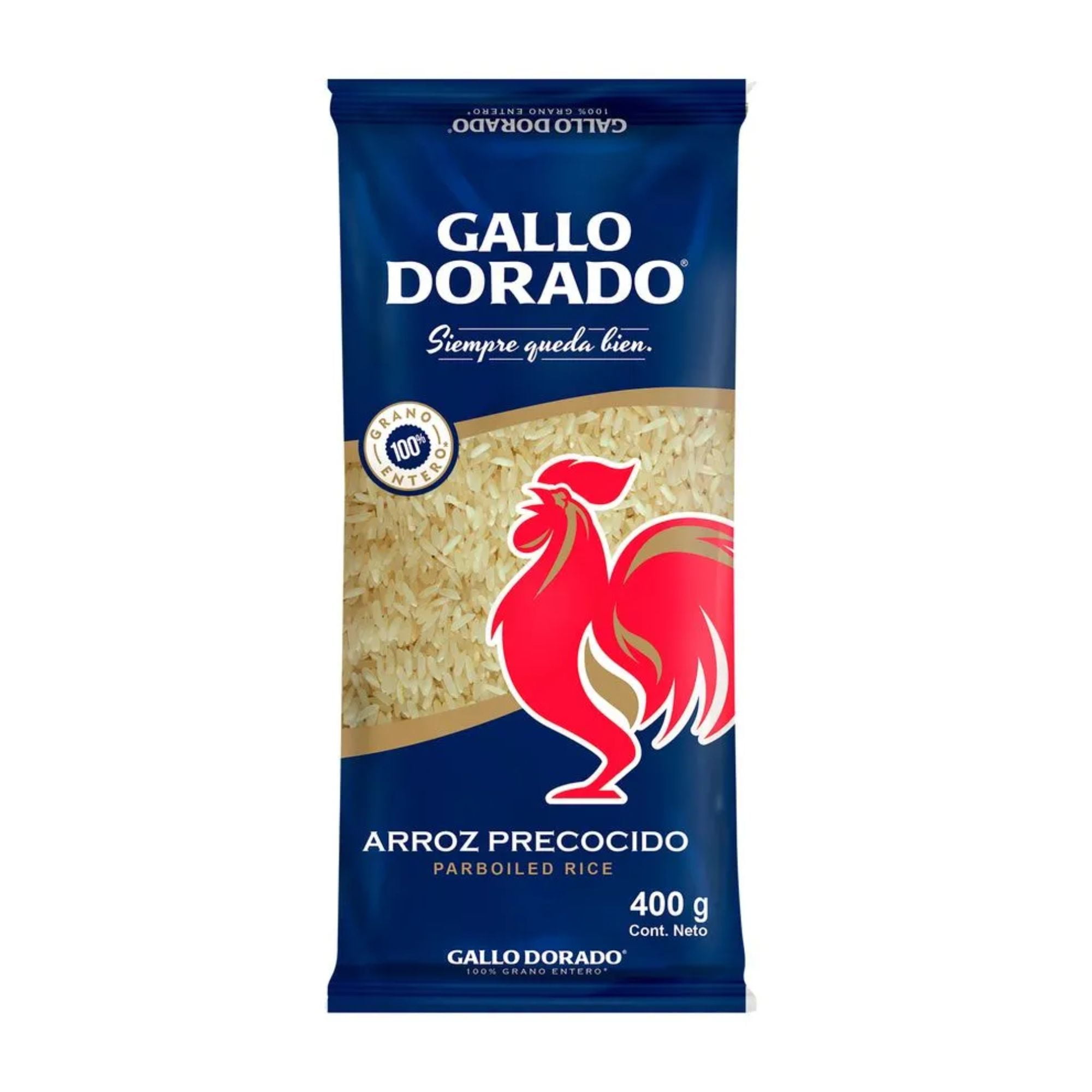 PARBOILED RICE Gallo Dorado - Arroz Precocido 400G (Paquete de 4 ...