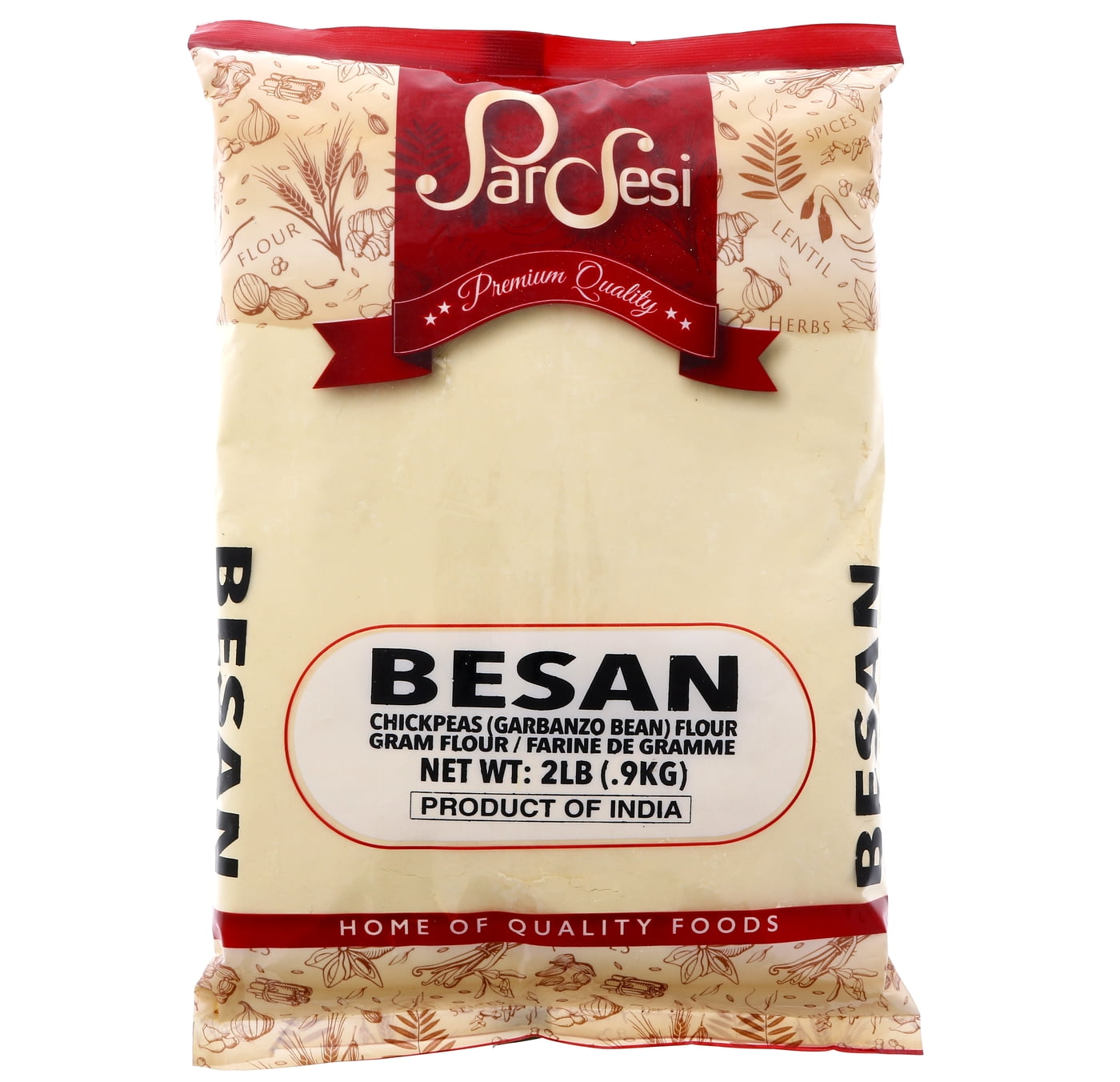PARDESI Besan 2LB - Gluten Free Gram Flour, Chickpeas Flour - Walmart.com