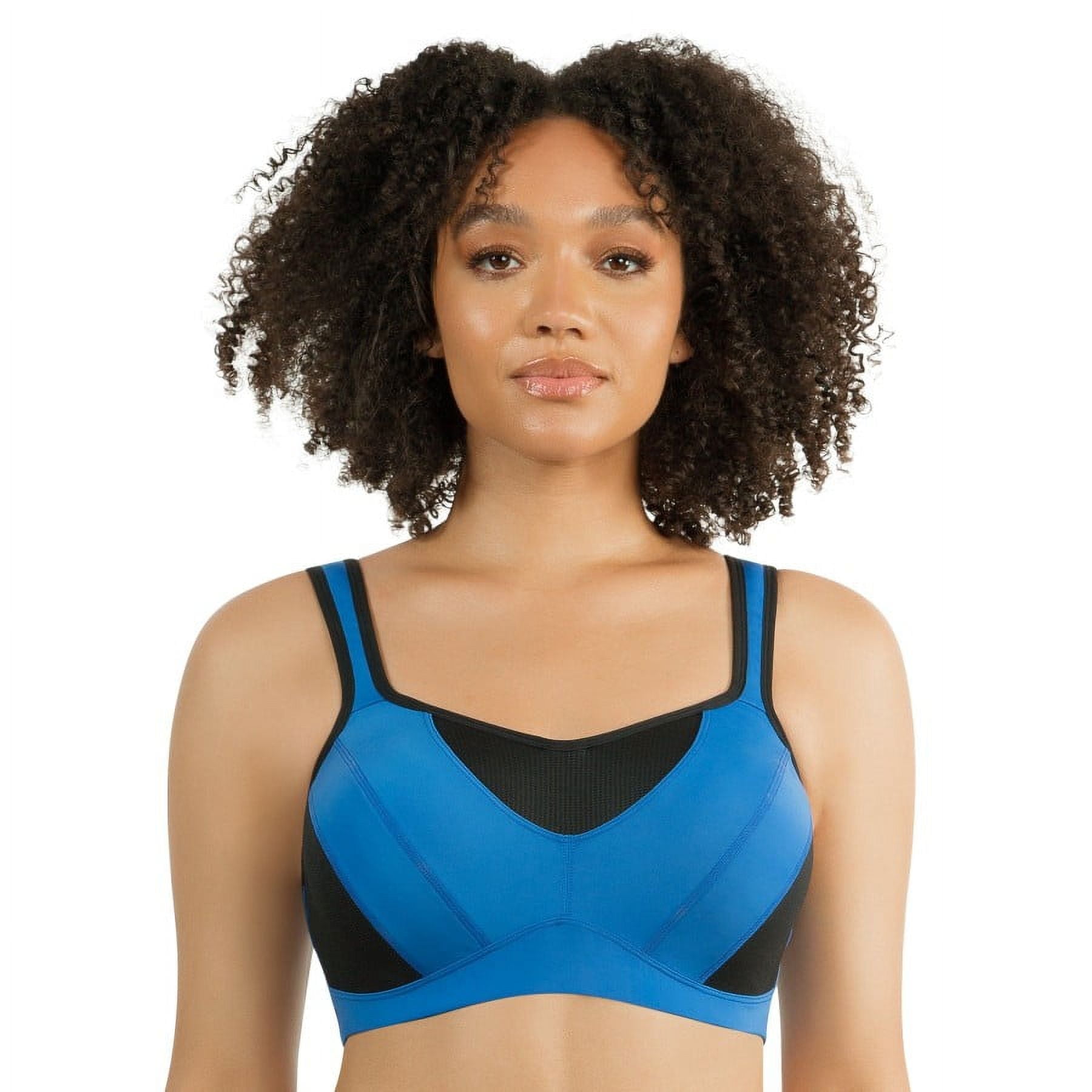PARFAIT Women's Dynamic Mid-High Impact Sports Bra - Nautical Blue - 30DDD - Walmart.com