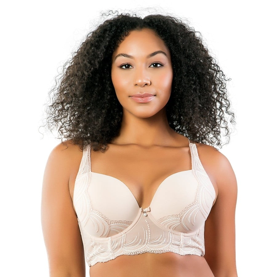 PARFAIT Women's Pearl Longline Plunge Bra - Cameo Rose - 38K - Walmart.com
