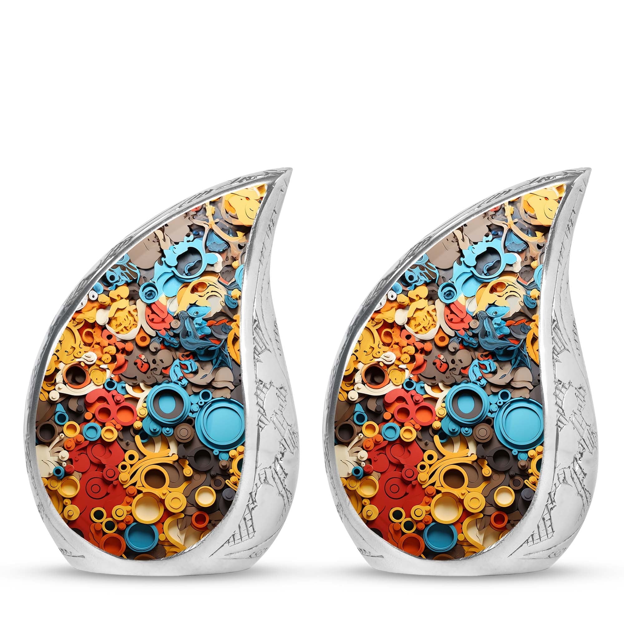 PARHUS Abstract Orbits Circular Forms - Small Dad Urns for Human Ashes ...