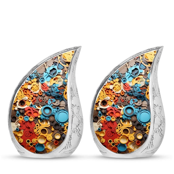 PARHUS Abstract Orbits Circular Forms - Small Dad Urns for Human Ashes ...