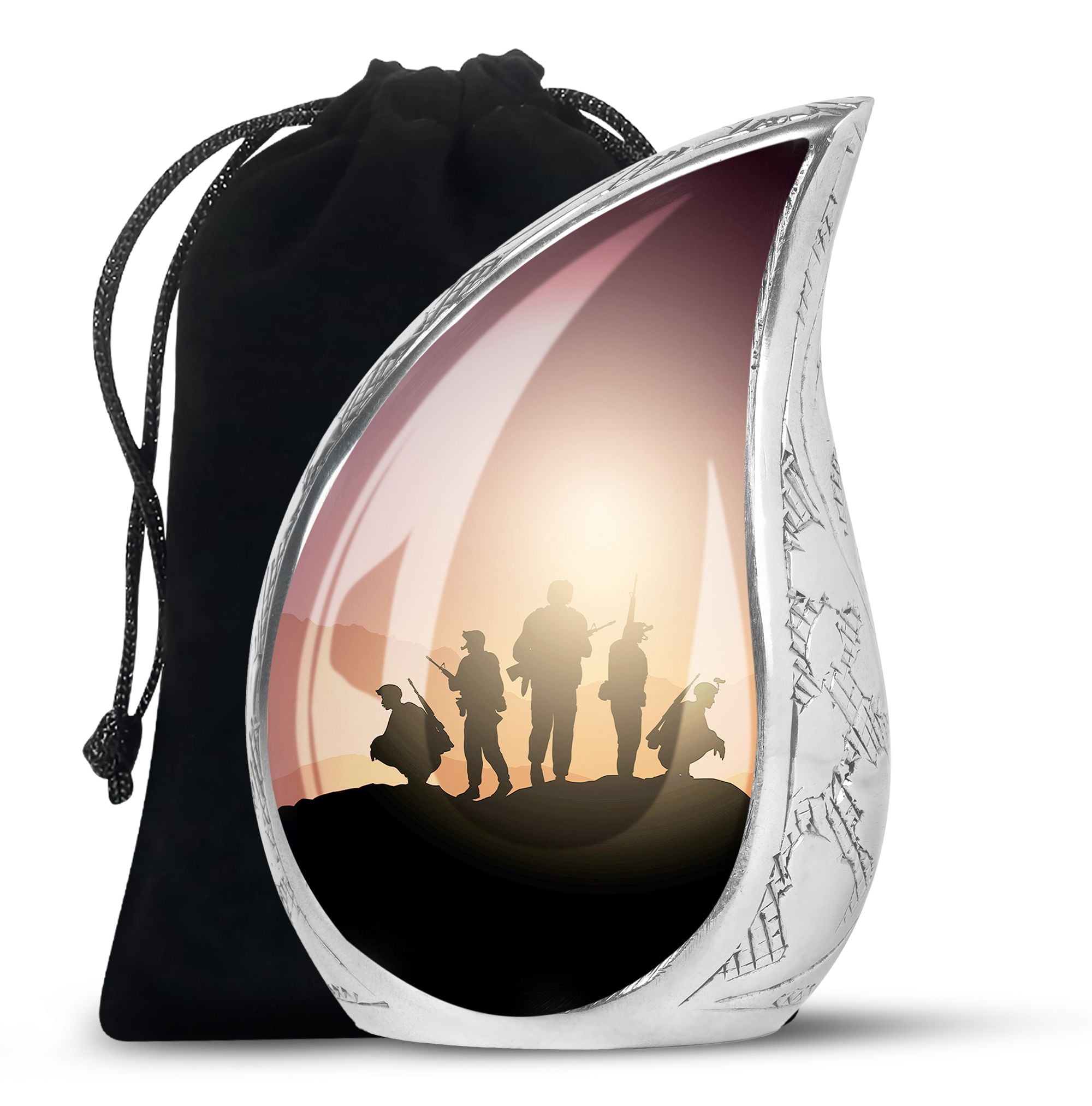 PARHUS Army Shadow Urn - Ash Urns for Humans - Urns for Human Ashes ...